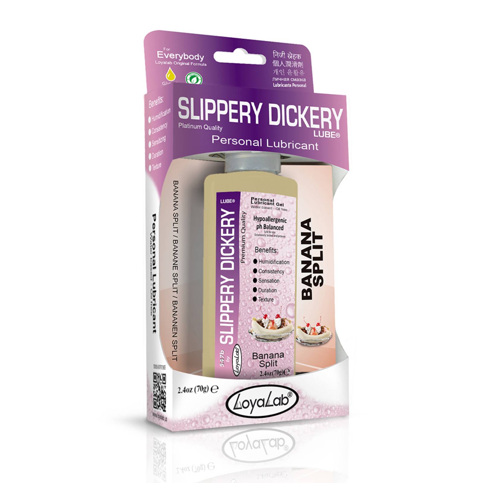 Gel Lubricante Intimo Platinum Base Agua, Slippery Dickery Lube de ...