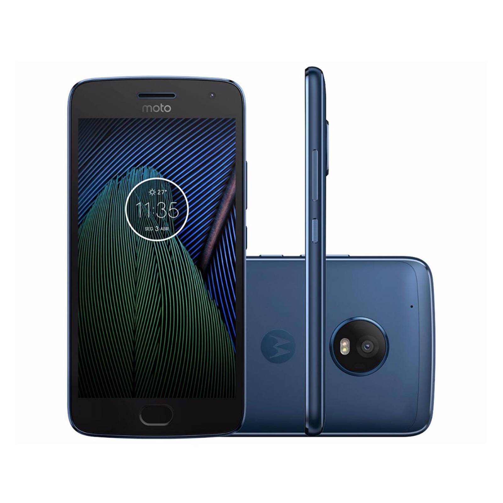 MOTOROLA MOTO G5 PLUS 32GB AZUL Desbloqueado