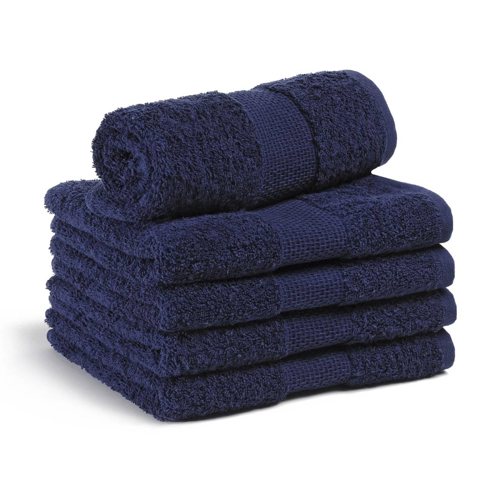 LA JOSEFINA TOALLA SPA 70X40 AZUL MARINO 5 PIEZAS