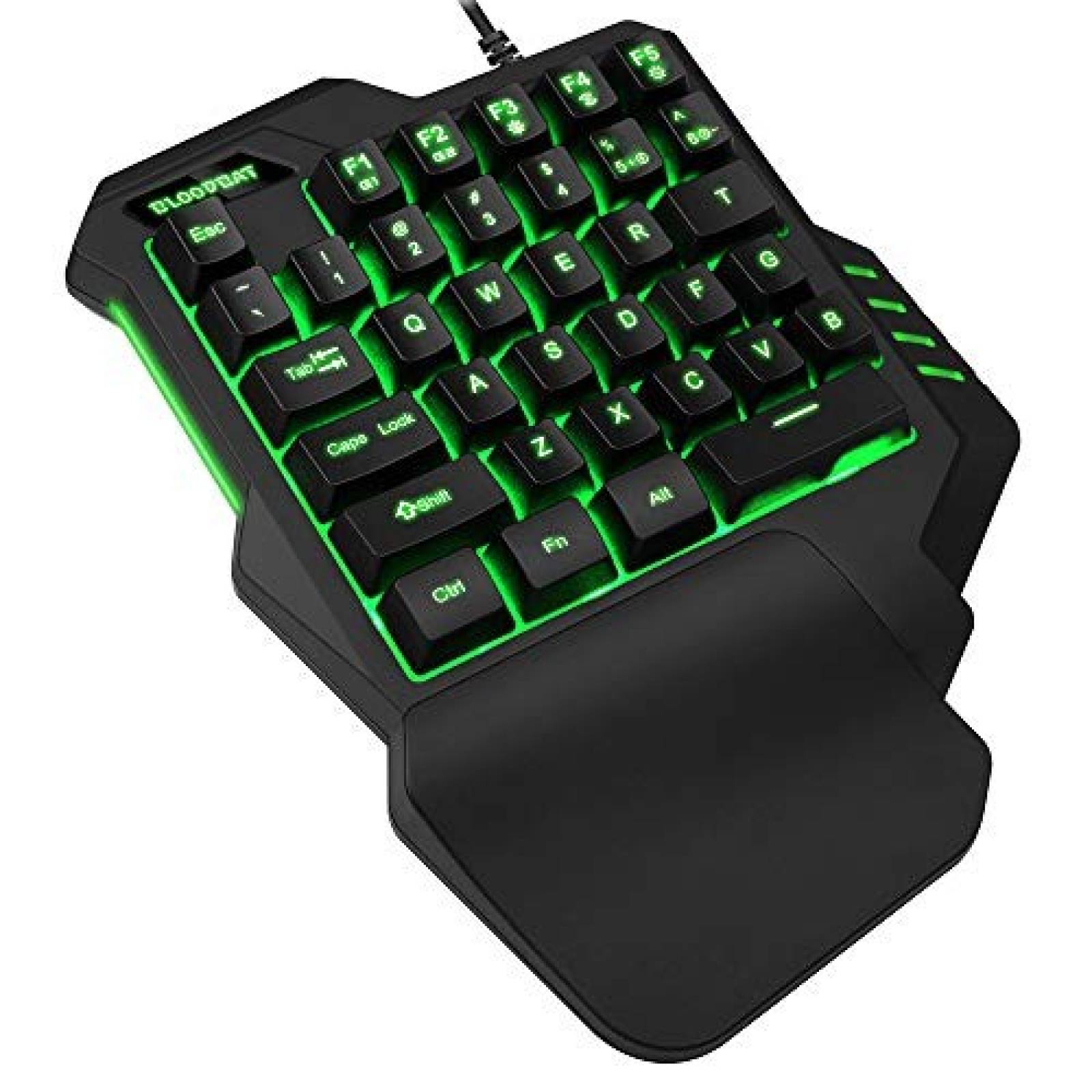 Teclado Gamer TESHIUCK 35 Teclas para Una Mano -Negro