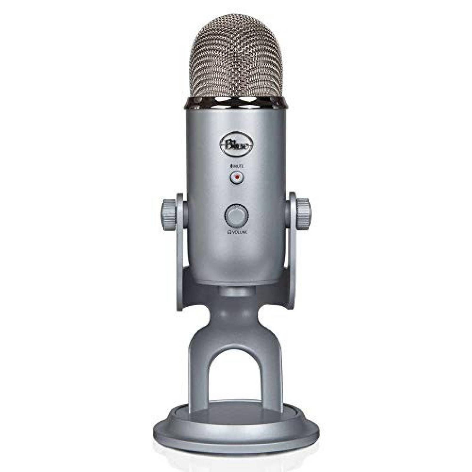 Micrófono Blue Yeti de alta calidad USB -Plata
