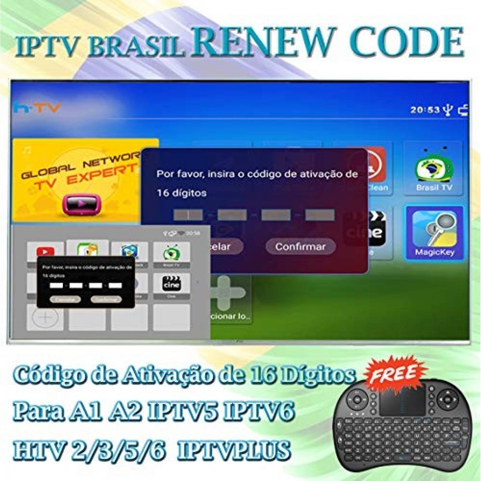 Código de activación DOODOT para TV Brasil -válido 13 meses