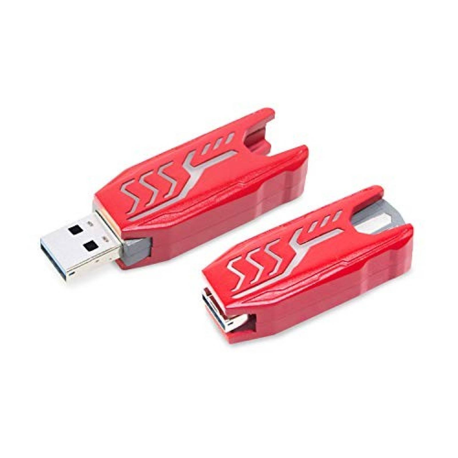 Memoria INFINITI KLOUD USB 3.0 128GB Adaptador USB C -Rojo