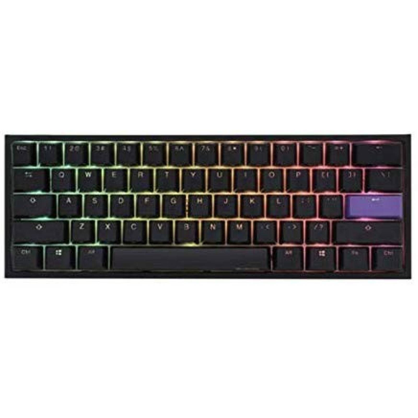Teclado Mecanico Gamer Akko X Ducky One 2 Switch PBT -Negro