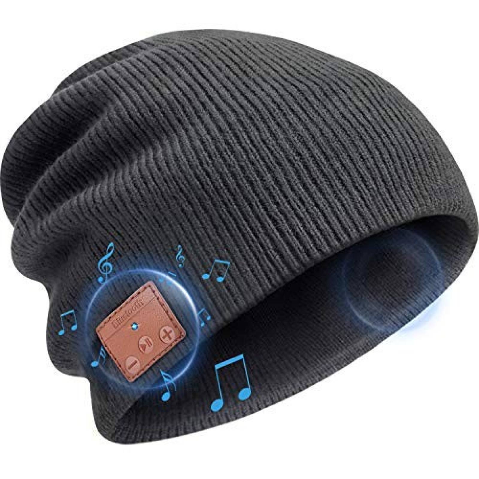 Gorro con altavoces Blulu Beanie bluetooth unisex -Gris