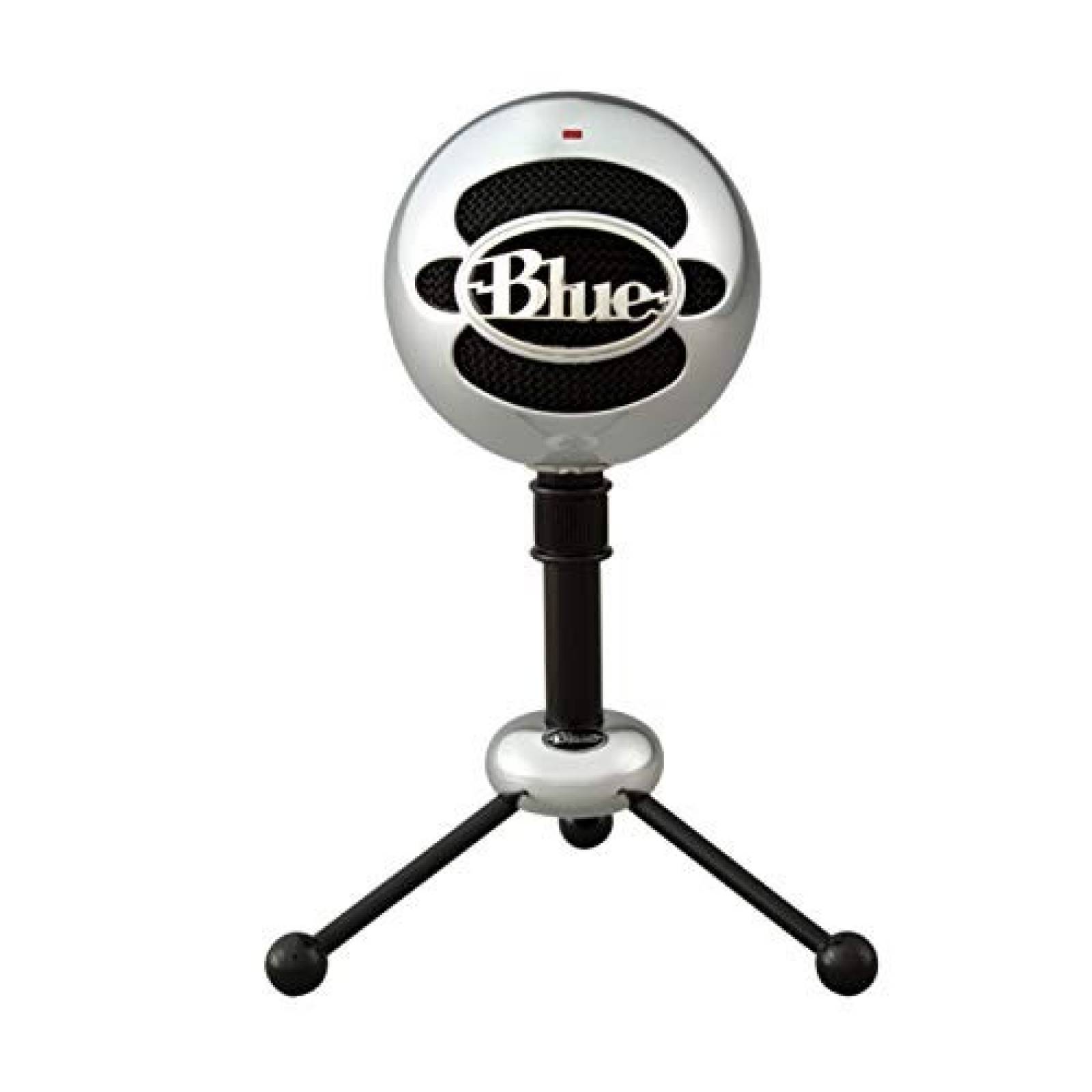 Micrófono Blue Snowball USB 10 dB elimina el ruido -Plateado