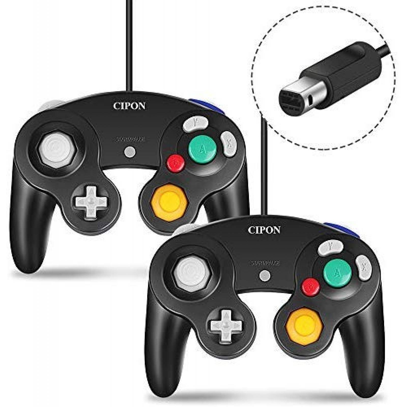 Control para GameCube Cipon clásicos 2 piezas -negro