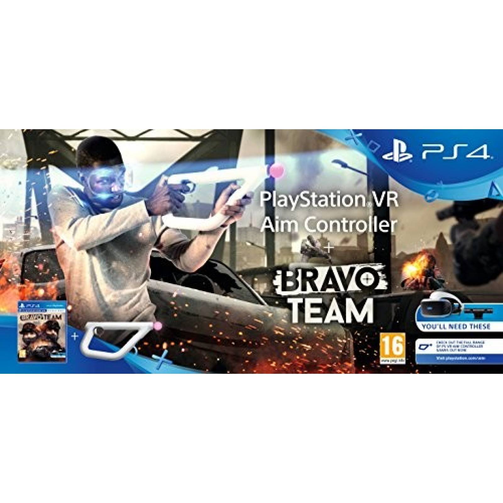 Control PSVR Aim Playstation Bravo Team Bundle de VR