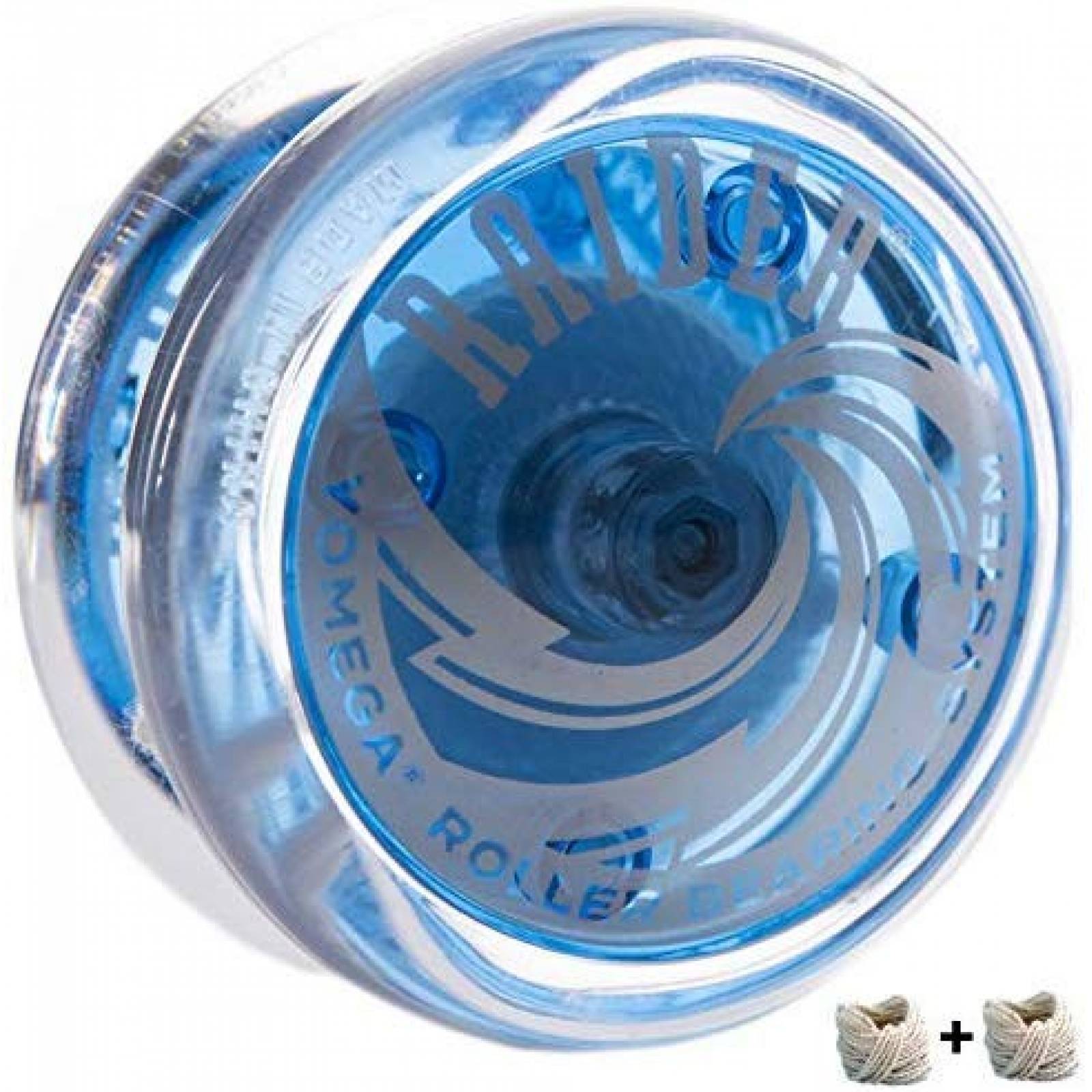 Yo-yo Yomega Raider + 2 cuerdas retorno automático -azul