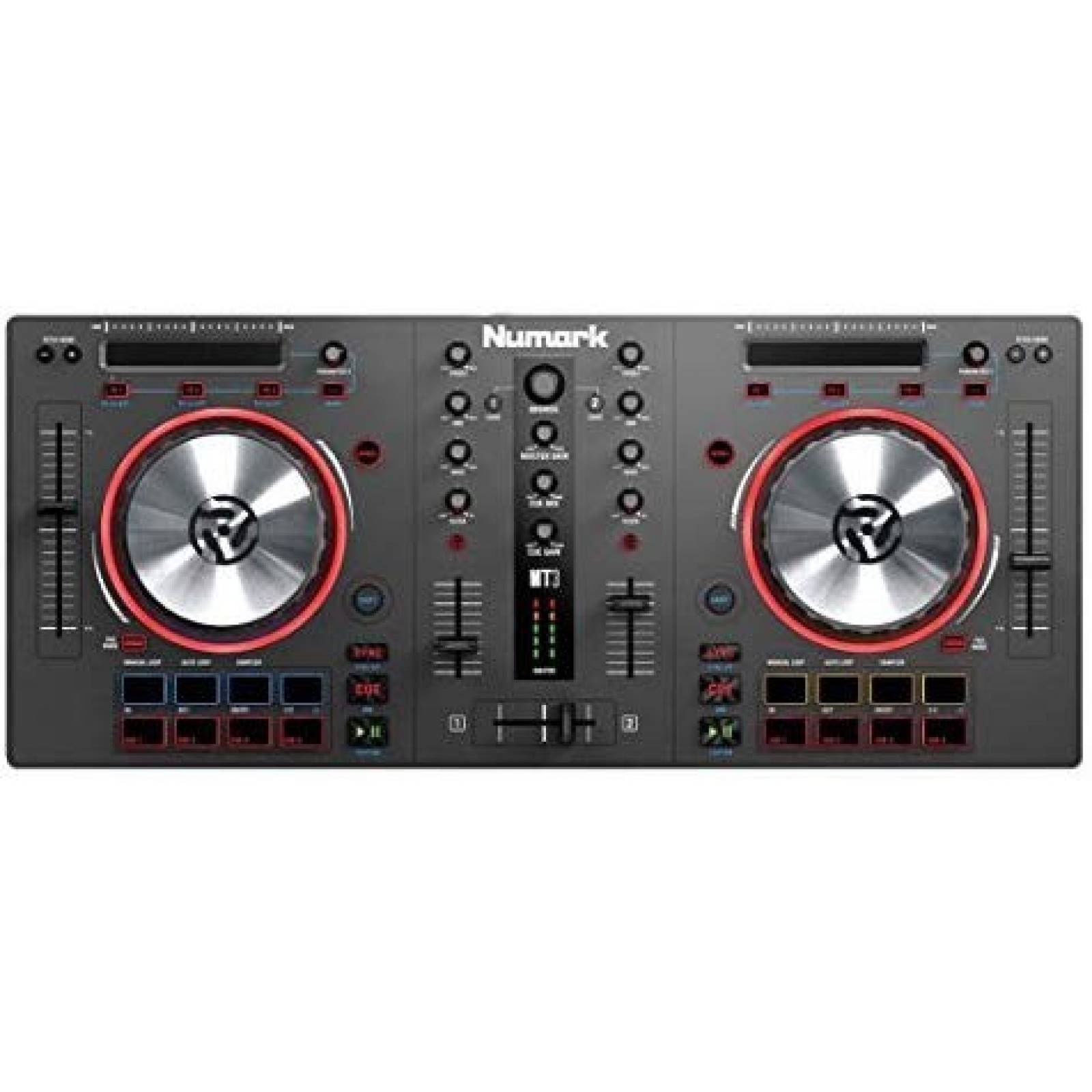 Controlador DJ Numark Mixtrack 3 USB con almohadillas