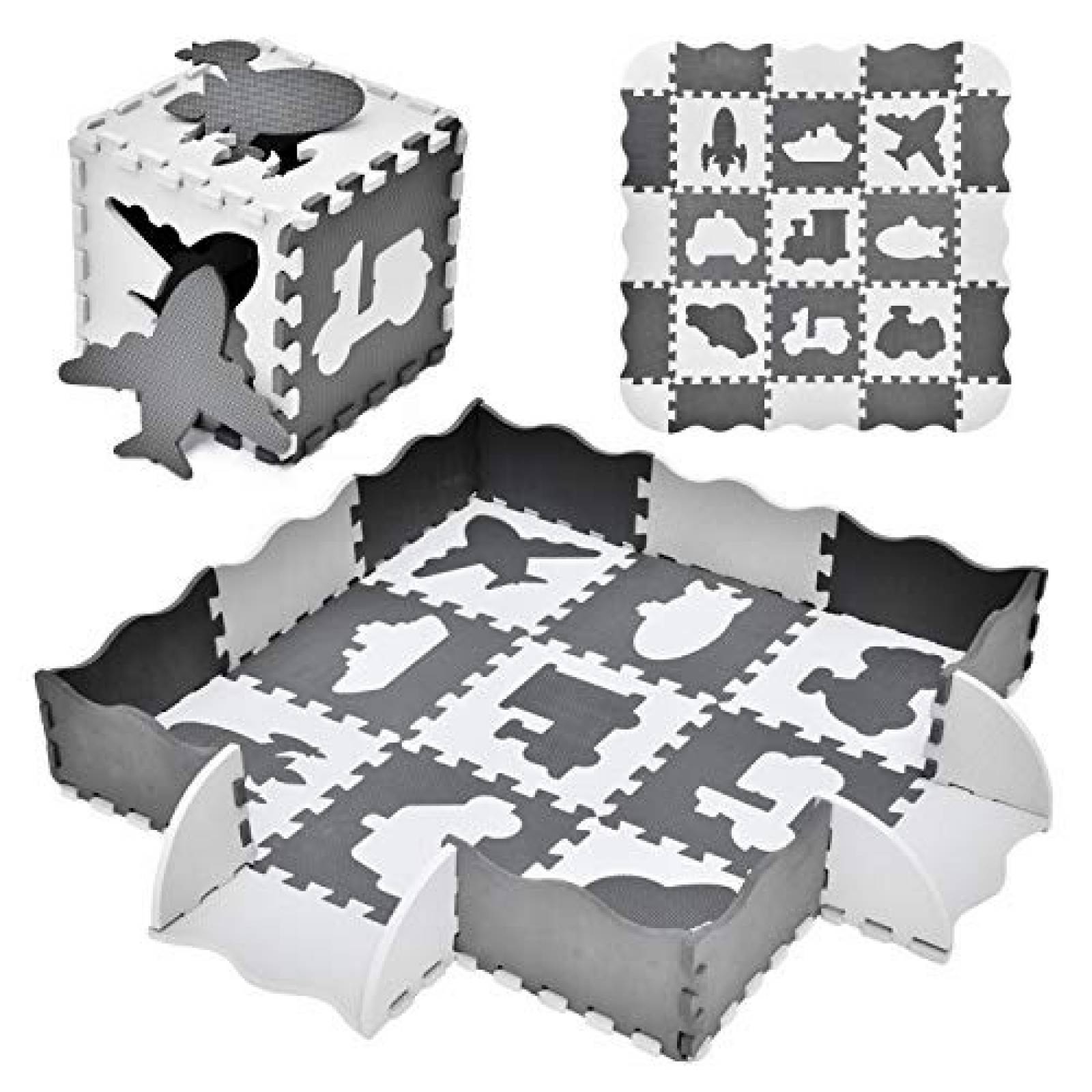 Tapete de juegos FUN LITTLE TOYS con cerca 25pcs foami