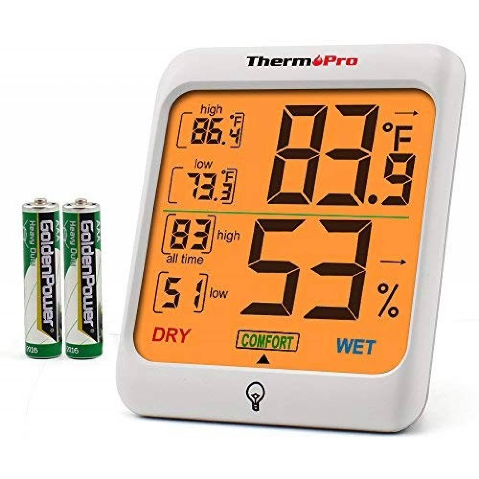 Higrómetro Thermopro TP53 Termómetro Digital para Interiores
