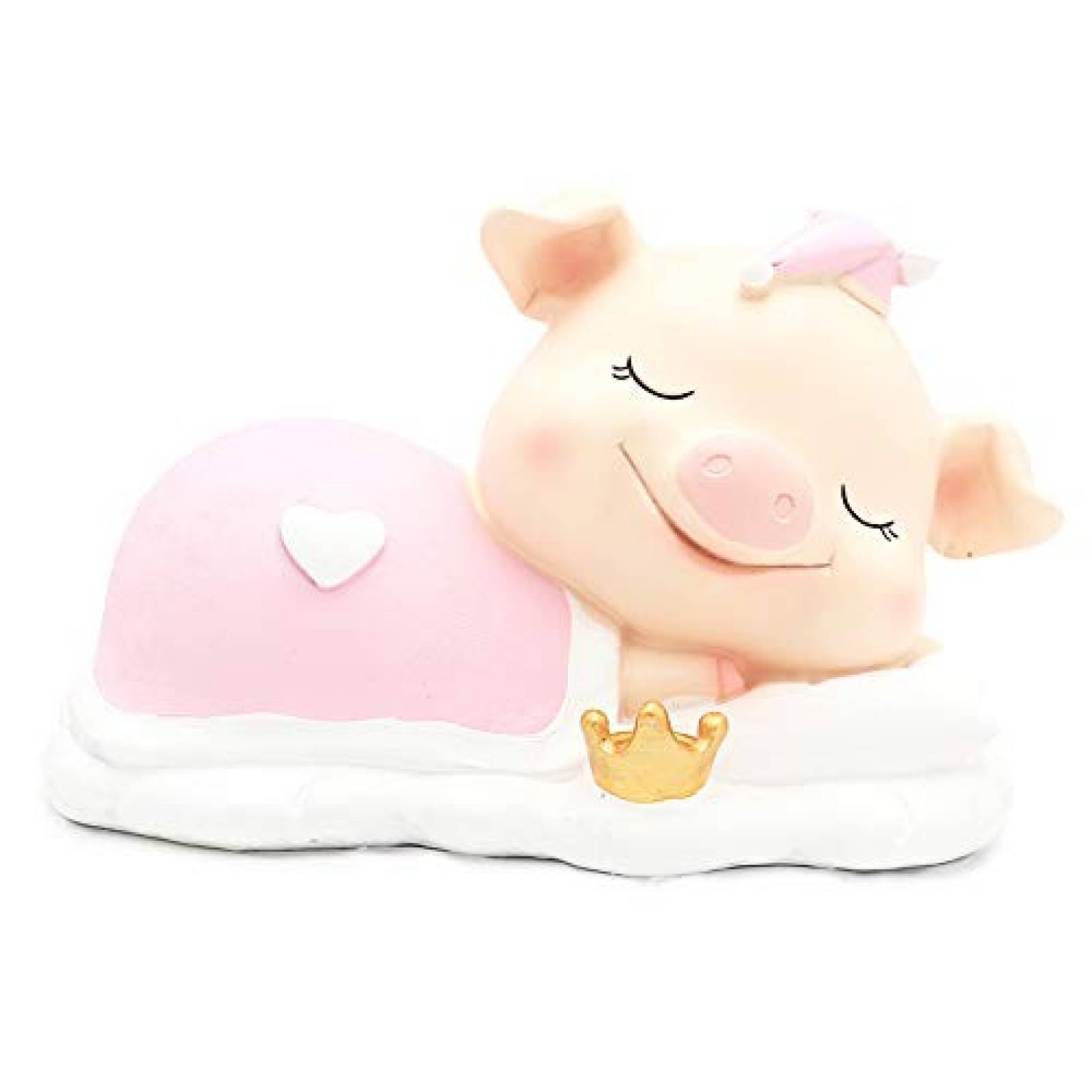 Alcancía Agirlgle para Niños de Resina Cerdito -Rosa