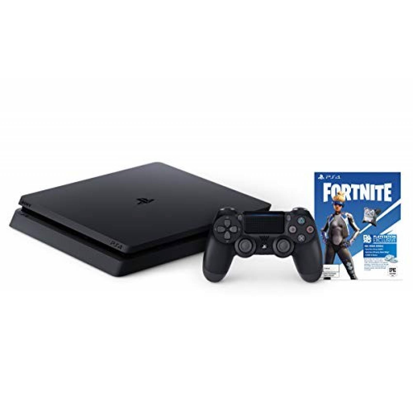 Consola Sony PlayStation 4 Slim 1TB Fortnite Bundle -negro