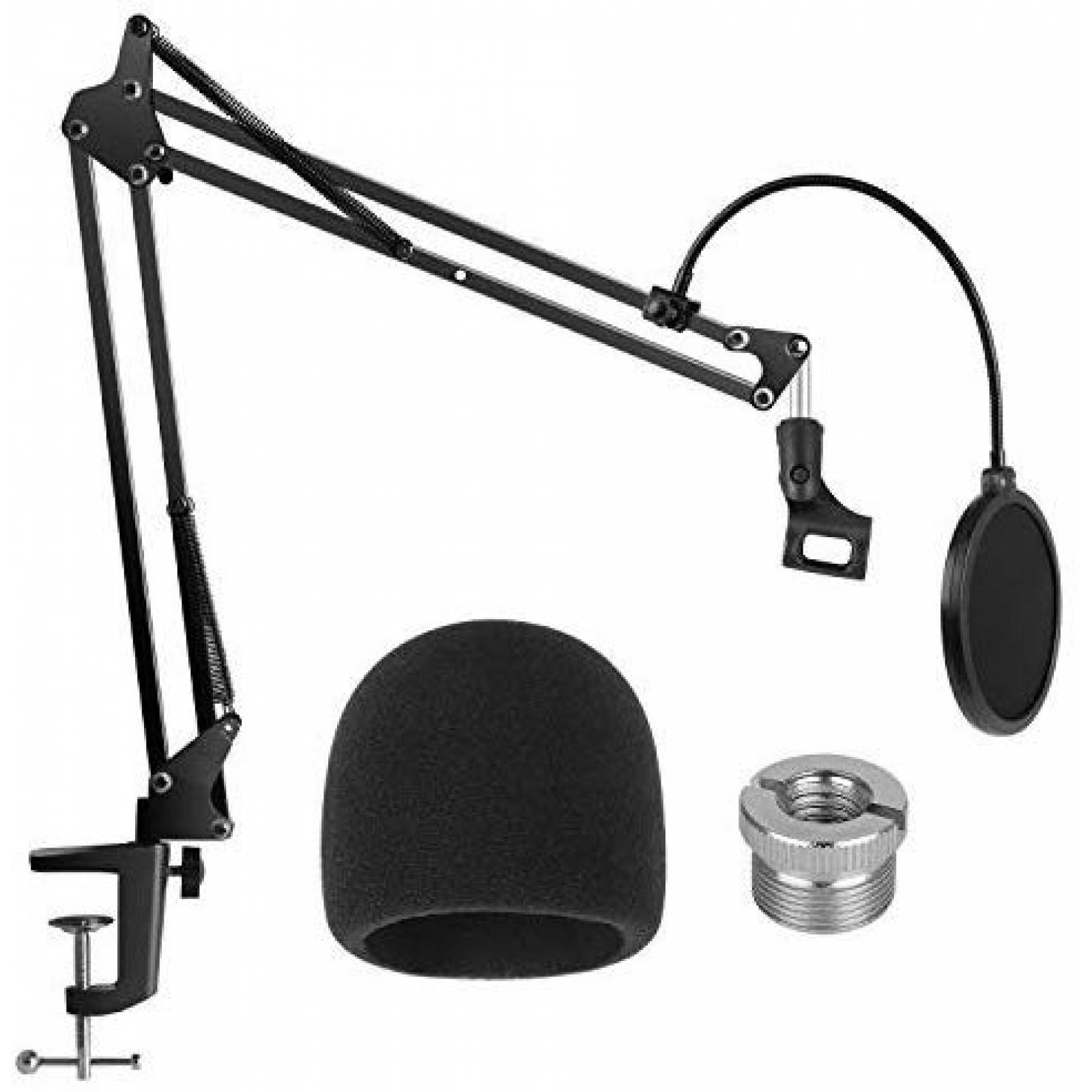 Soporte de micrófono InnoGear de alta resistencia -Negro