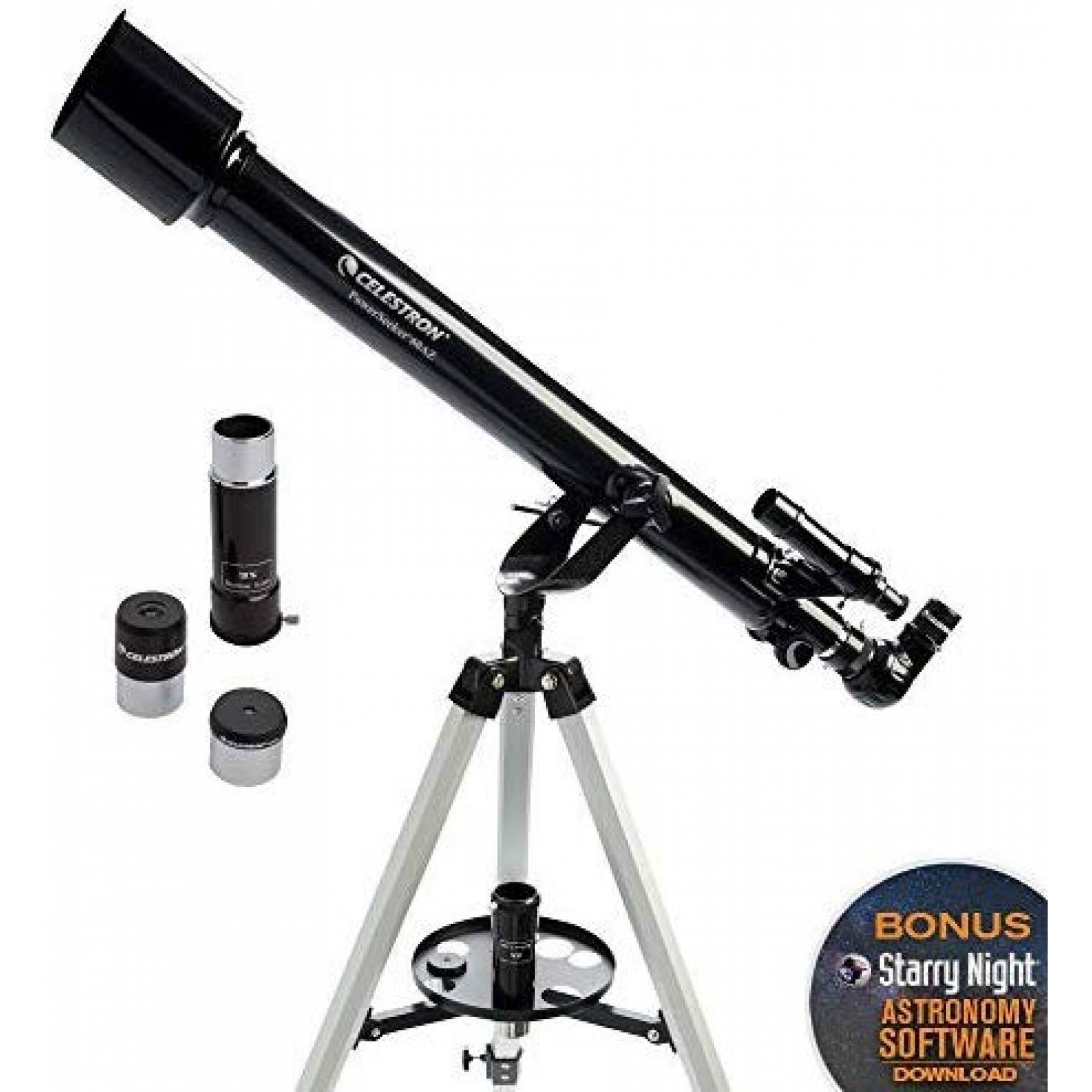 Telescopio Celestron PowerSeeker 60AZ con apertura de 60mm