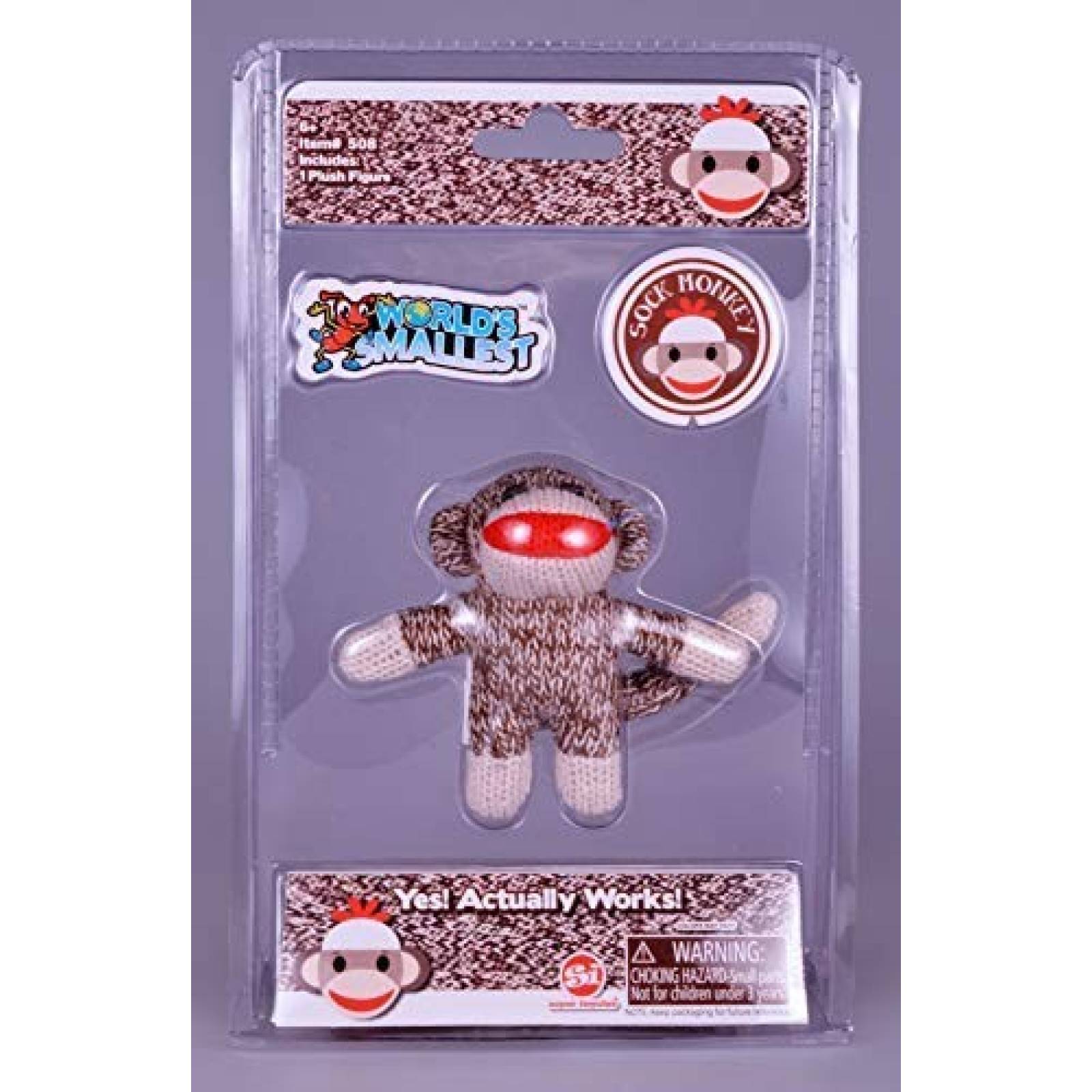 Mini Sock Monkey Worlds Smallest Juguete Clásico