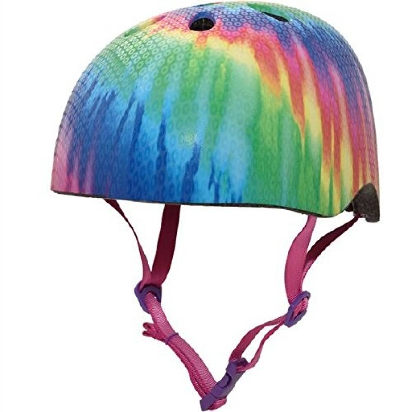 Casco de Bicicleta Krash Free Spirit Tye Dye para Niños