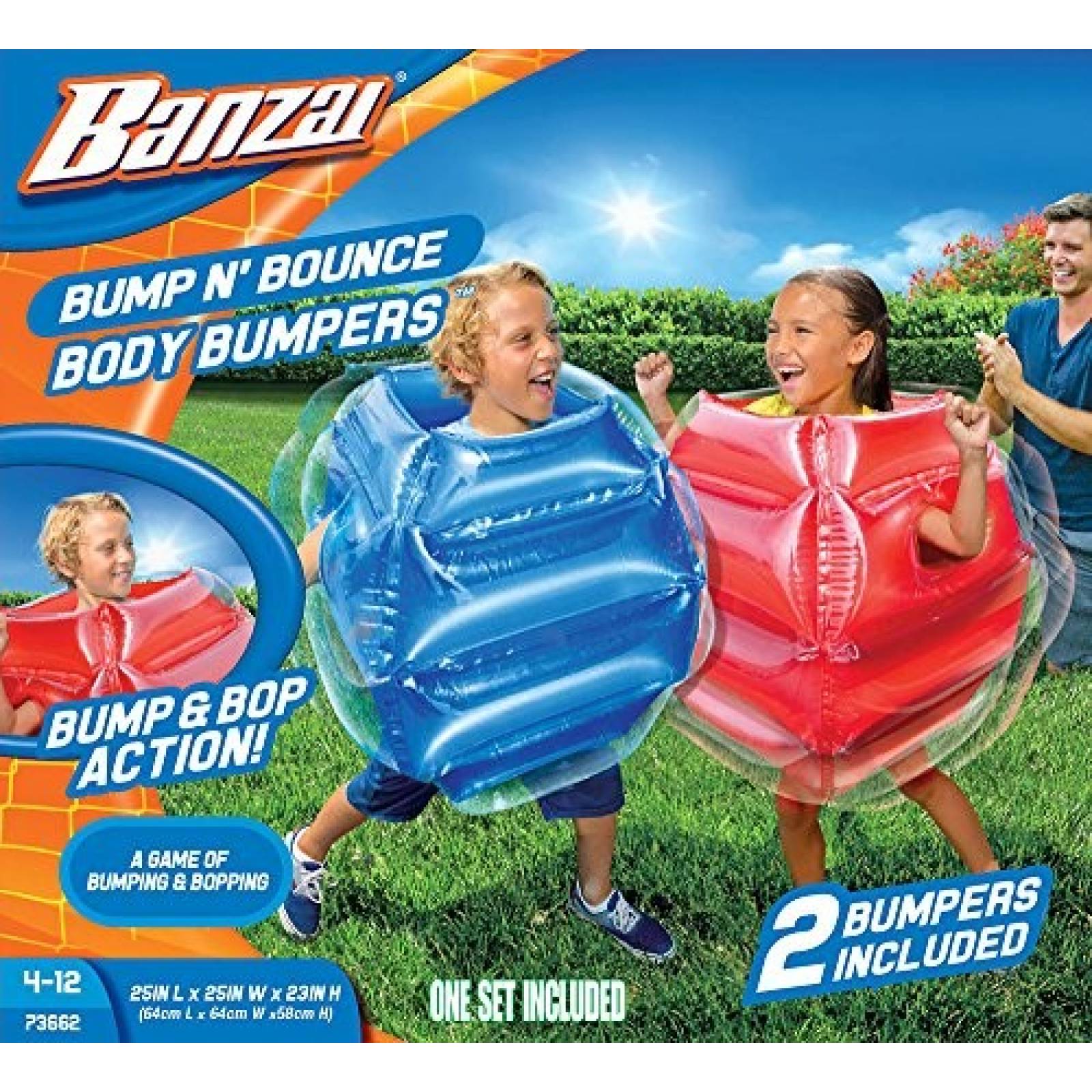 Juego de 2 Trajes Inflables Banzai Bump n Bounce Antichoques