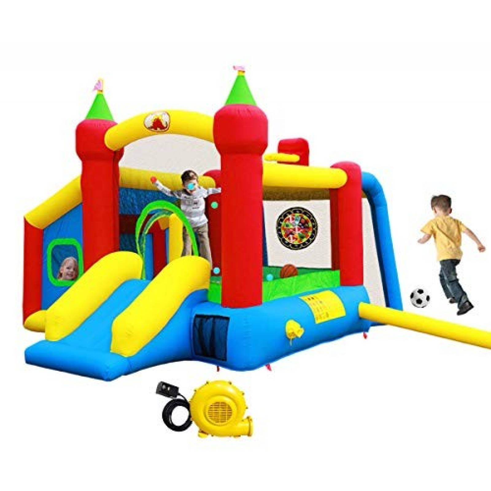 Castillo inflable WELLFUNTIME Diseño divertido y elegante