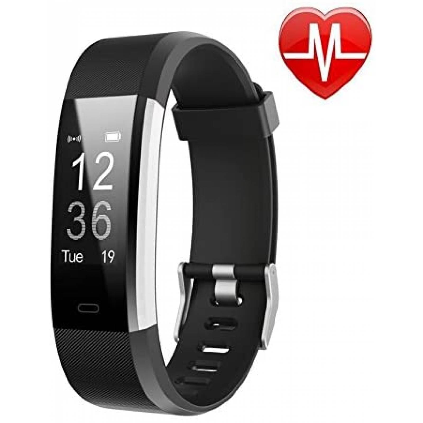 Smarthband LETSCOM ID115Plus HR GPS c Bluetooth y USB