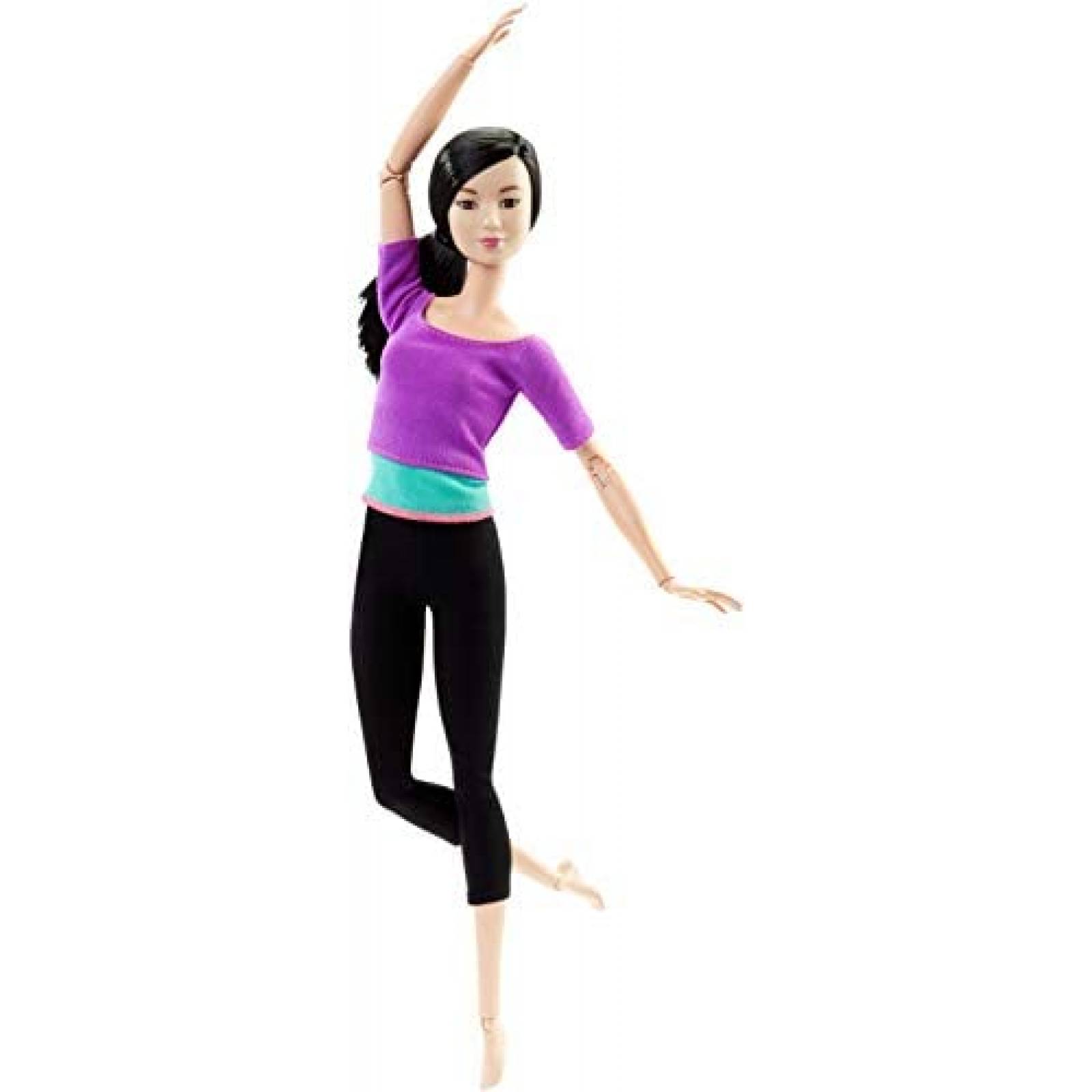 Muñeca Barbie con Movimientos Realisticos Guiados -Morada