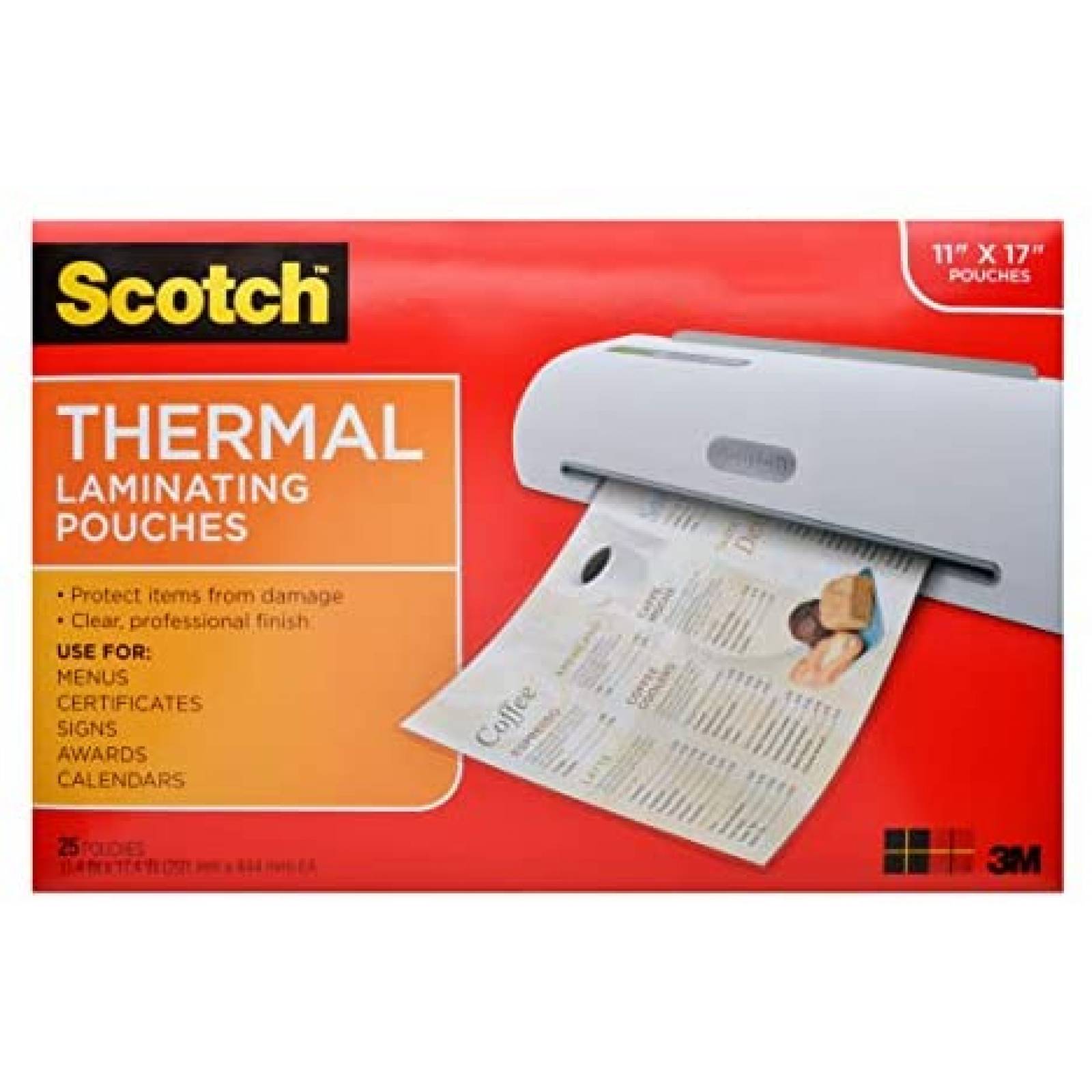 Micas Protectoras Scotch Brand TP3856-25 25 pzs -Transp