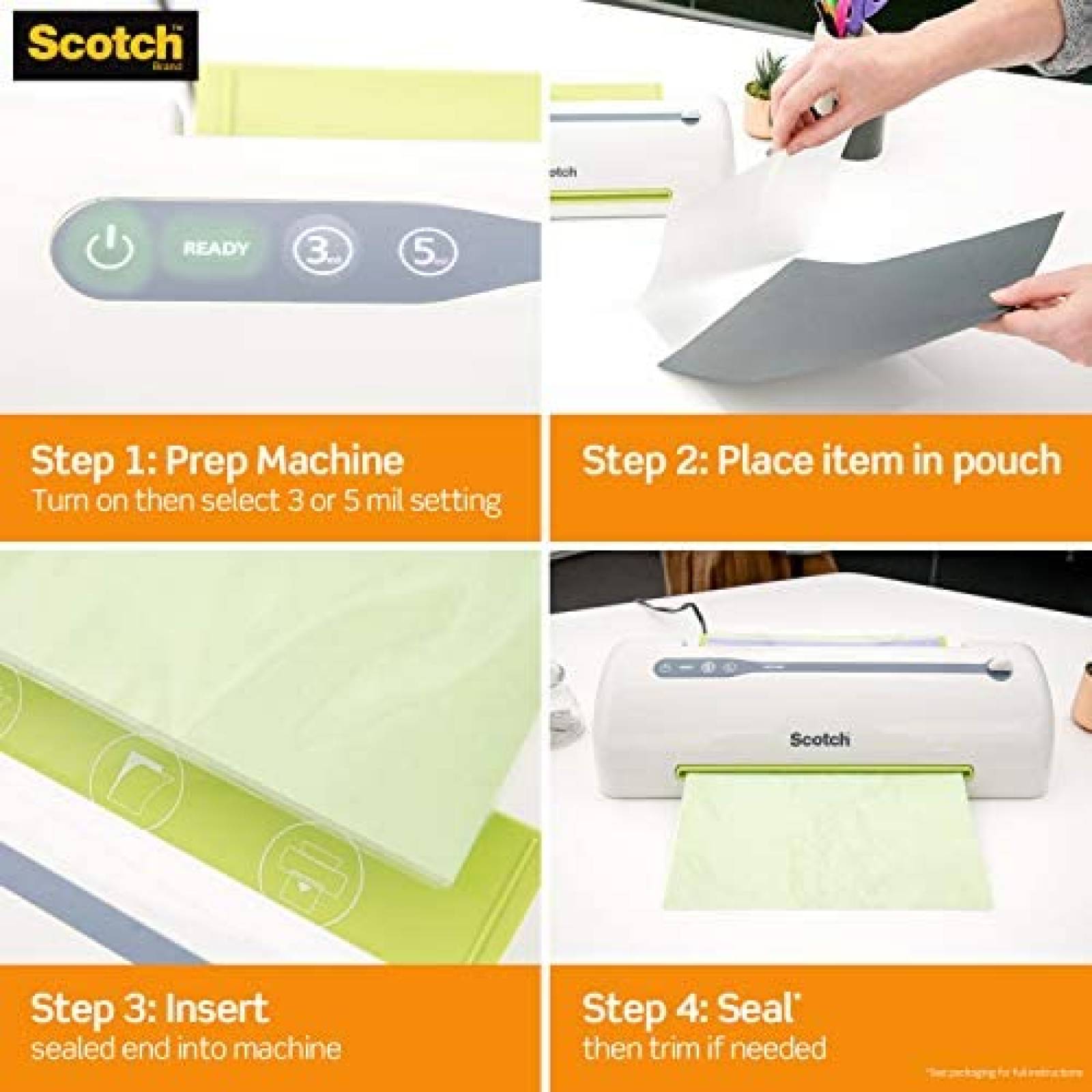 Enmicadora Scotch Brand TL906 2 Sistemas 9'' -Transparente