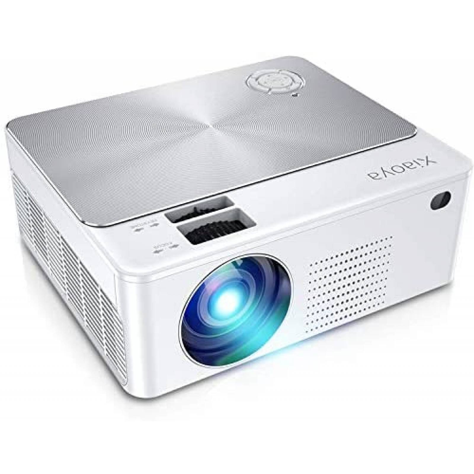 Proyector Xiaoya Mini Portátil HD 1080p 3600 Lúmenes -Blanco