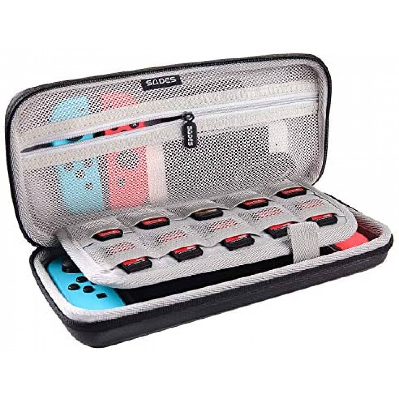 Funda para Nintendo Switch SADES Para Viaje 10 Juegos