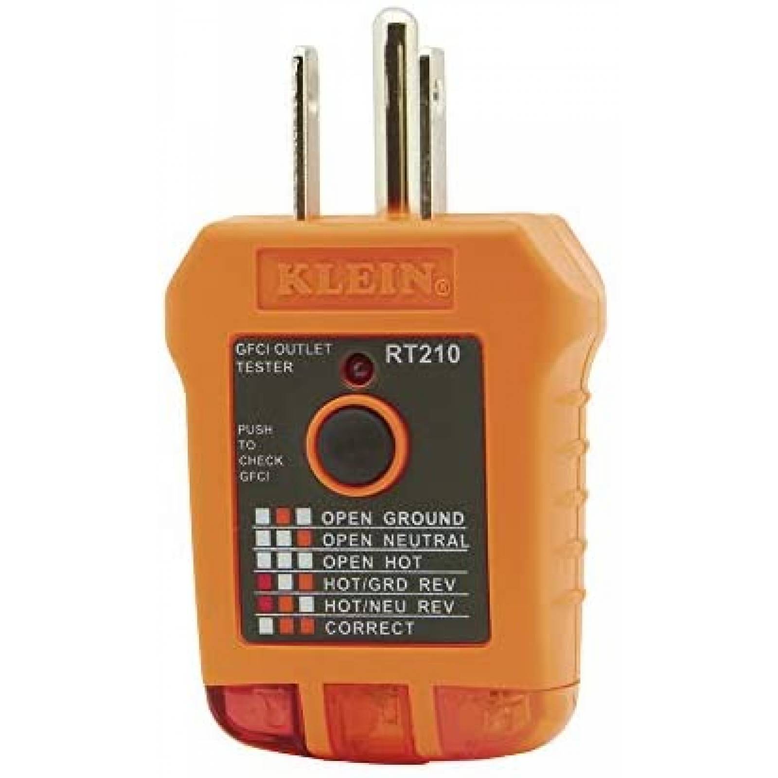 Probador de Circuitos Klein Tools RT210 110/125V 50/60Hz