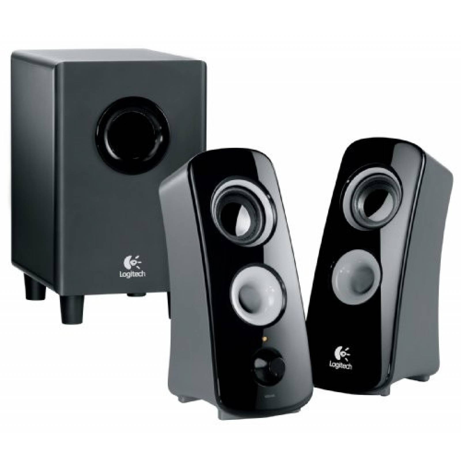 Sistema de altavoces Logitech Z323 con subwoofer -Negro