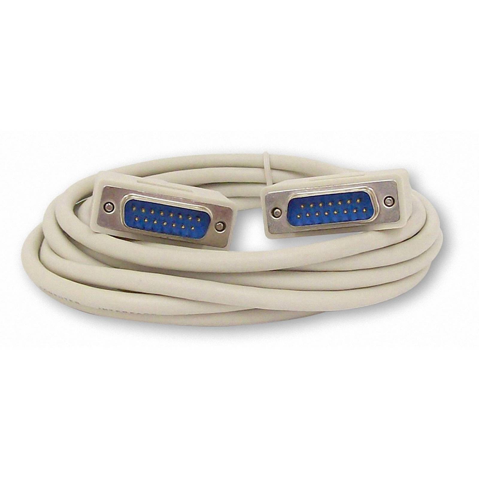 El Cable puerto serie Cable tienda 10 pies DB15 15 Pin macho