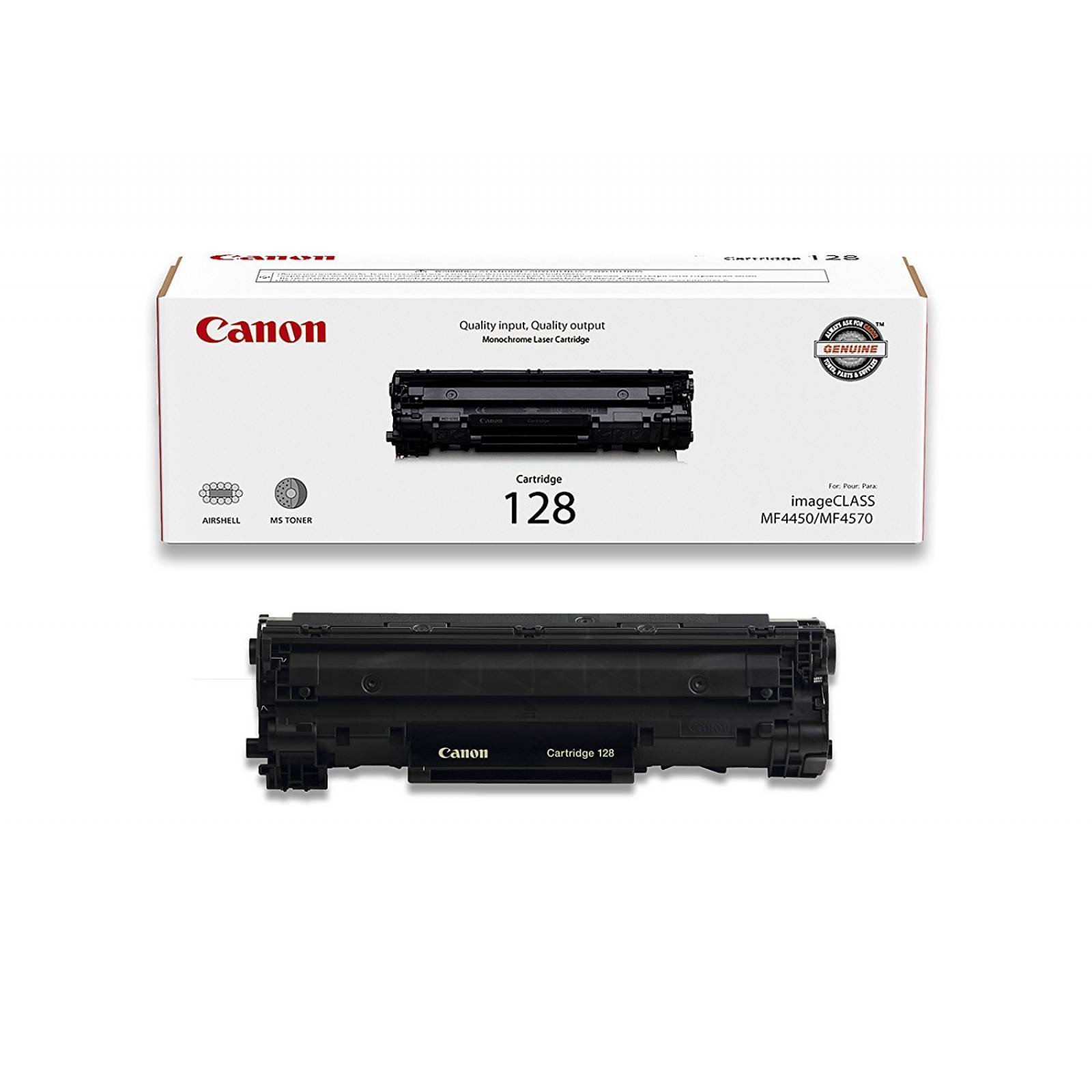 B:Cartucho Toner Canon 128 Original - negro -Negro