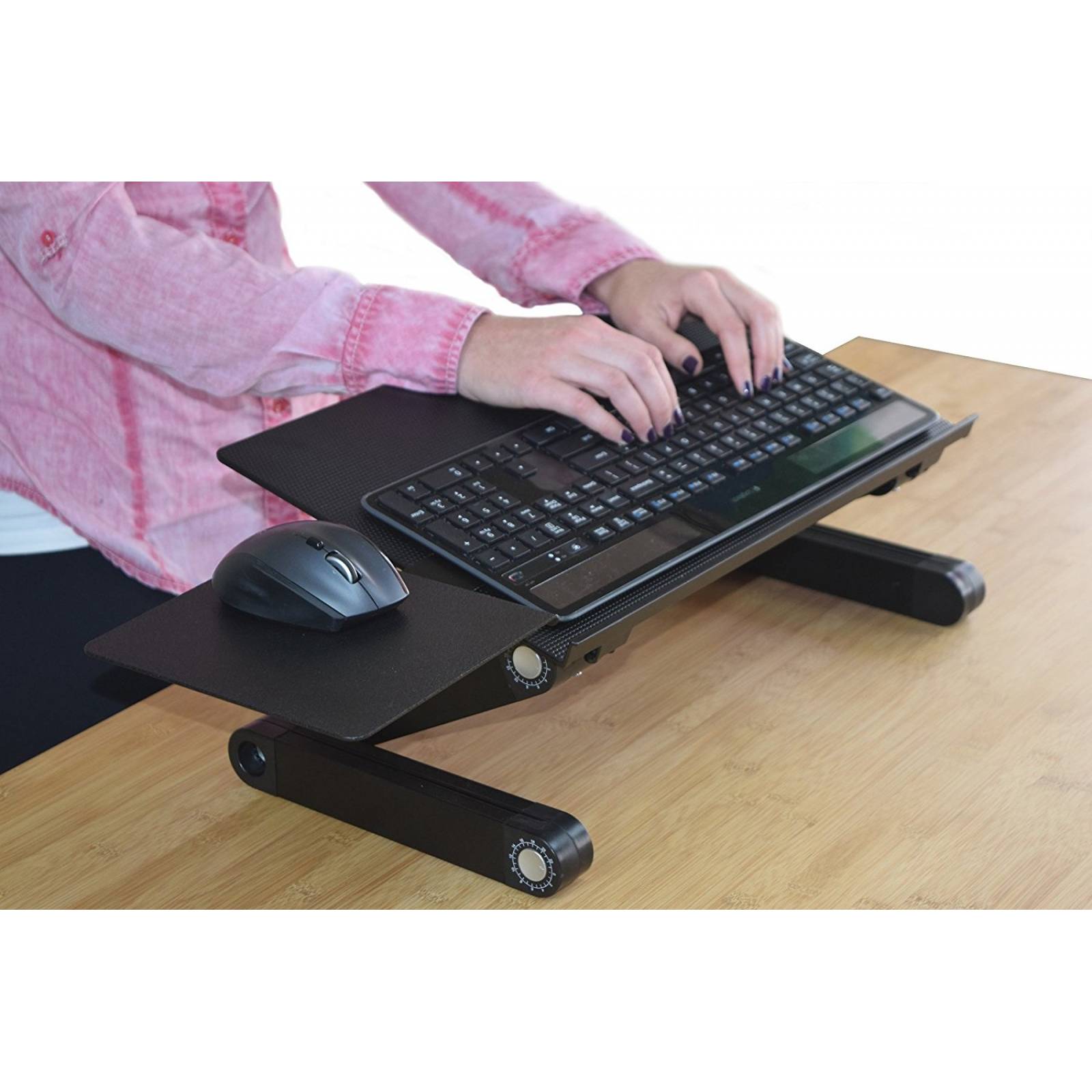 Base Uncaged Ergonomics Para Teclado Altura Ajustable -negro