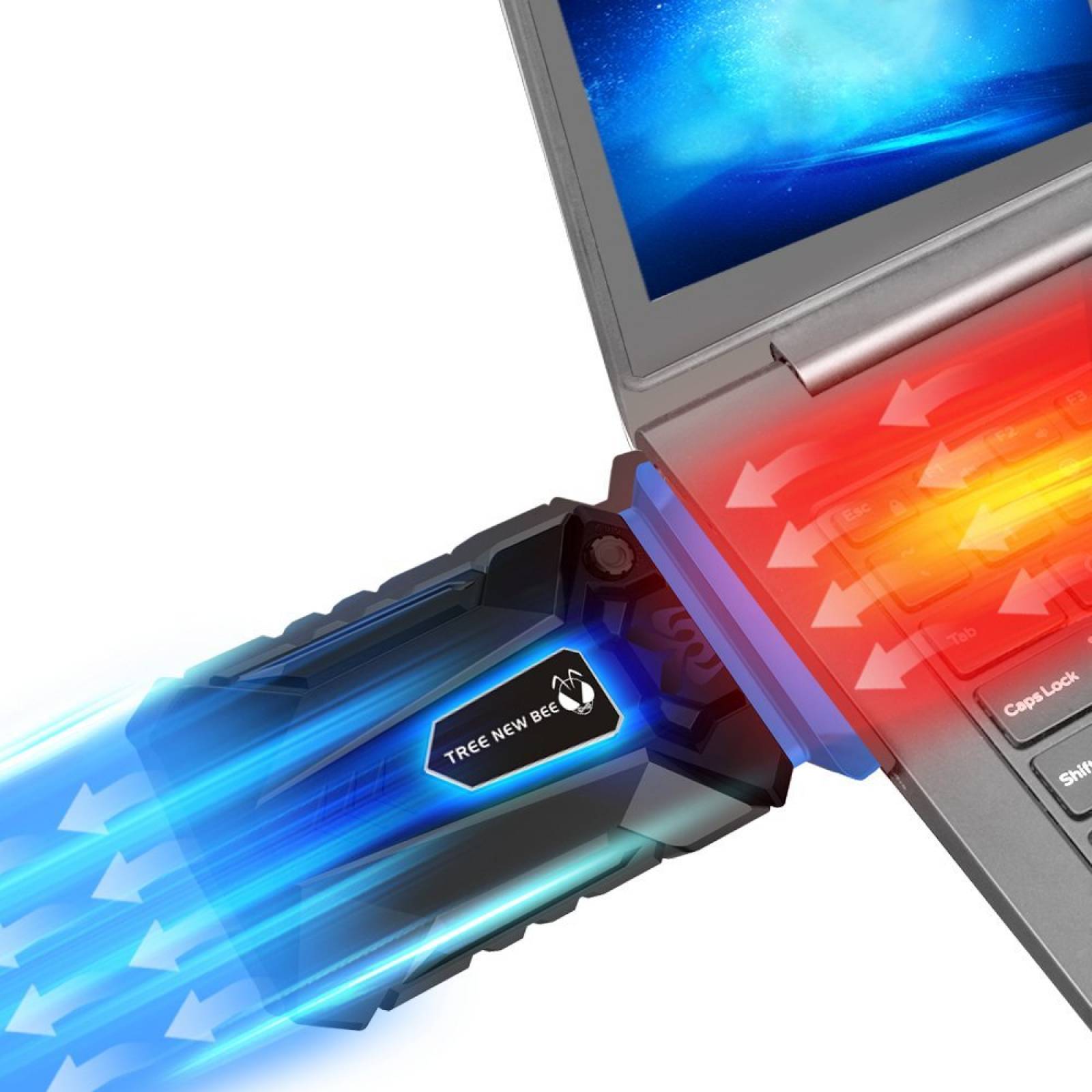 Enfriador Laptop Gaming Usb Portátil Para Laptop 14'' A 17''