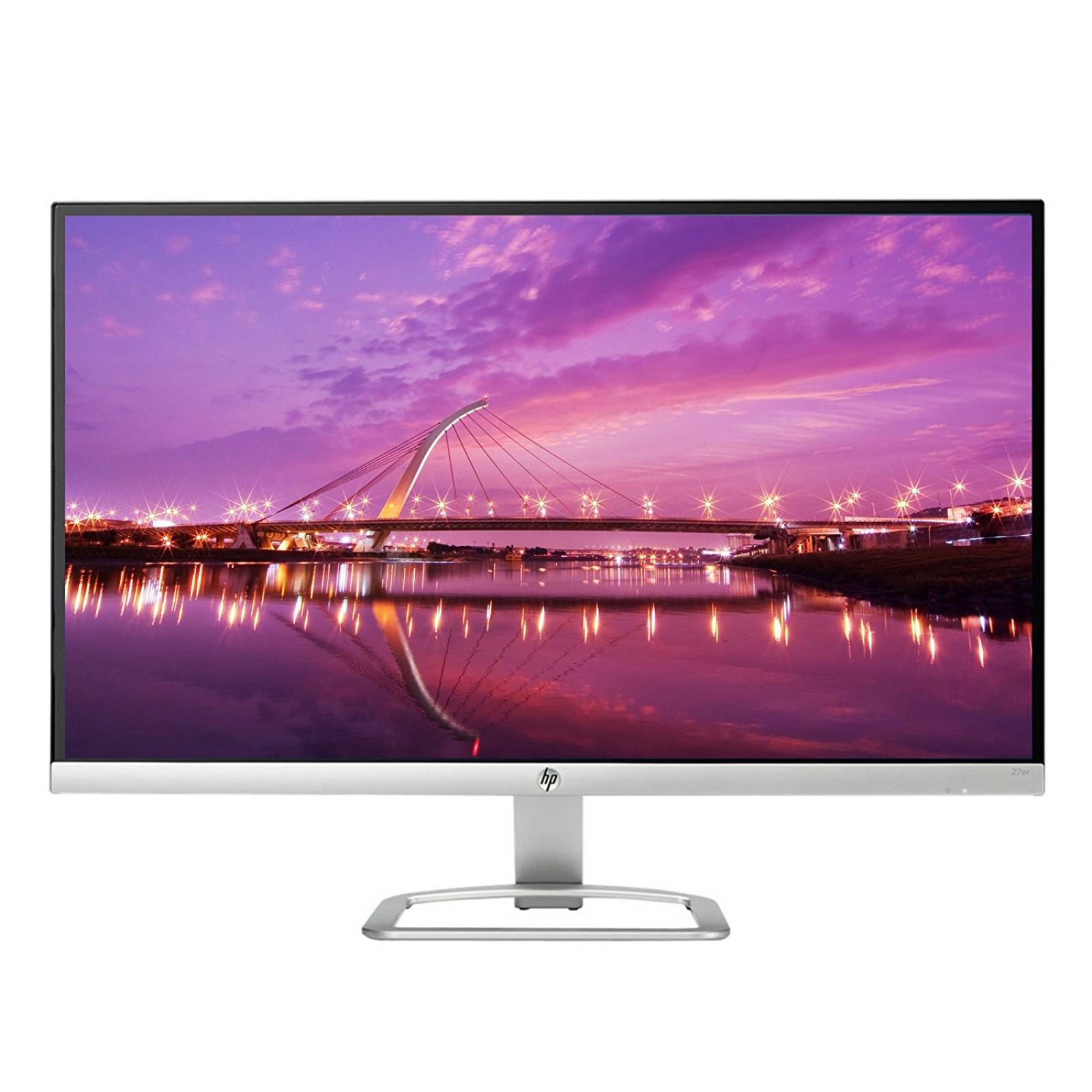 Monitor Hp Hp27 Full Hd 1920 X 1080 Vga Hdmi - Plateado