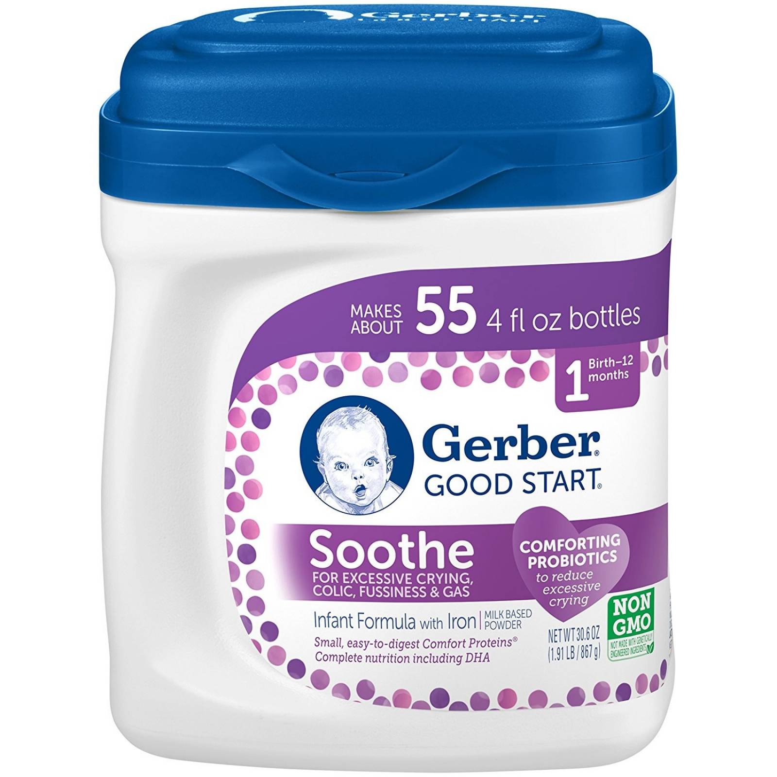 Fórmula De Bebé Gerber Good Start Etapa 1 Infant 30.6 Oz