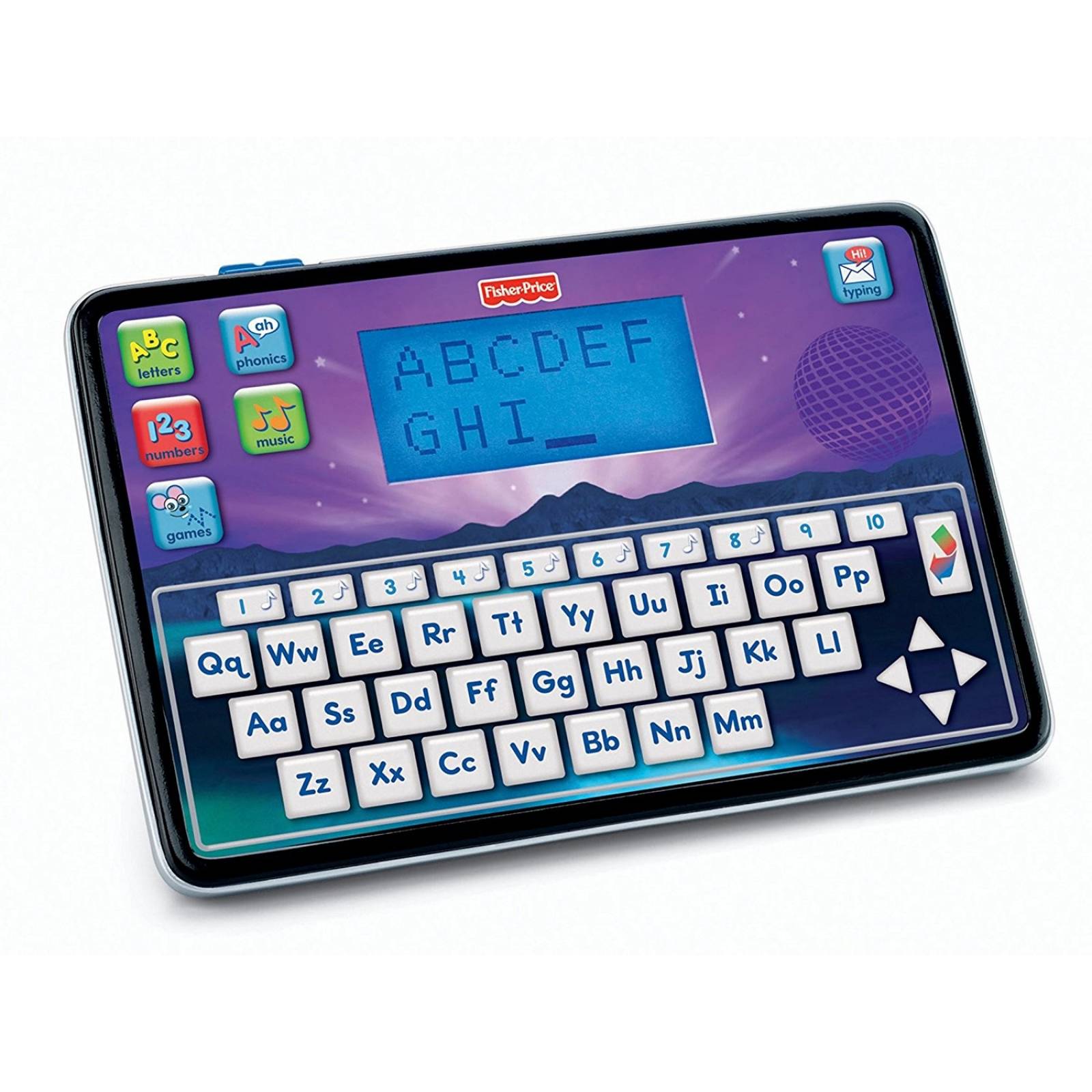 Tablet Infantil Bilingue Fisher-price Letras Y Numeros 1-10