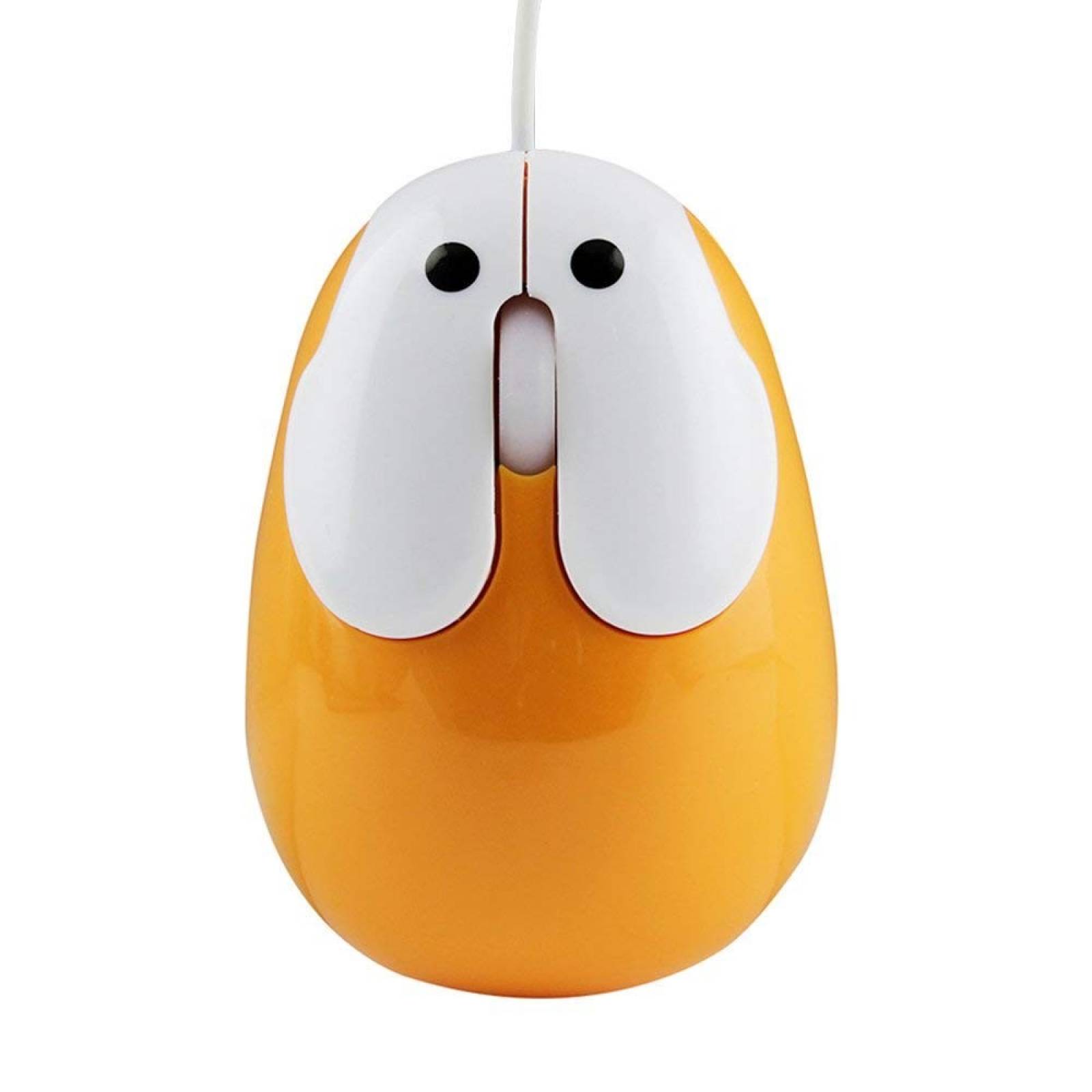 Mouse Ealek Conejo 1200 DPI 3 Botones -Naranja