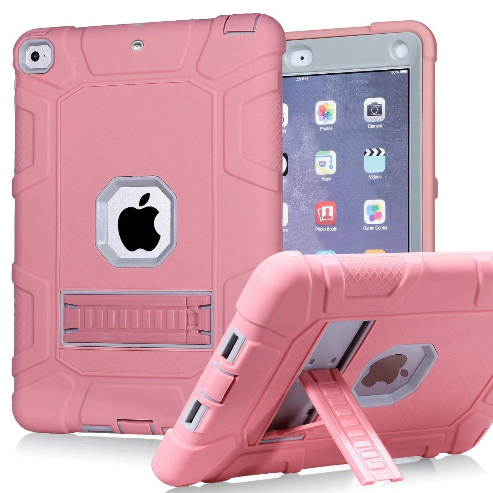 Funda para iPad PPSHA 9.7'' Modelos A1893 A1954 A1823 -Rosa
