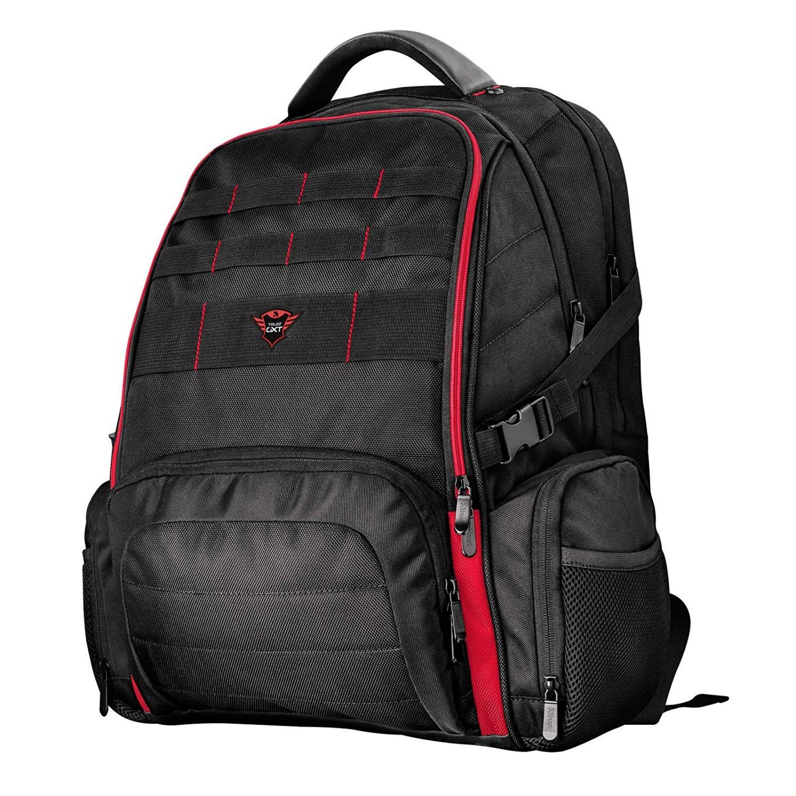 Mochila Gamer TrustGamer 22571 para Laptop de 17.3'' -Negro