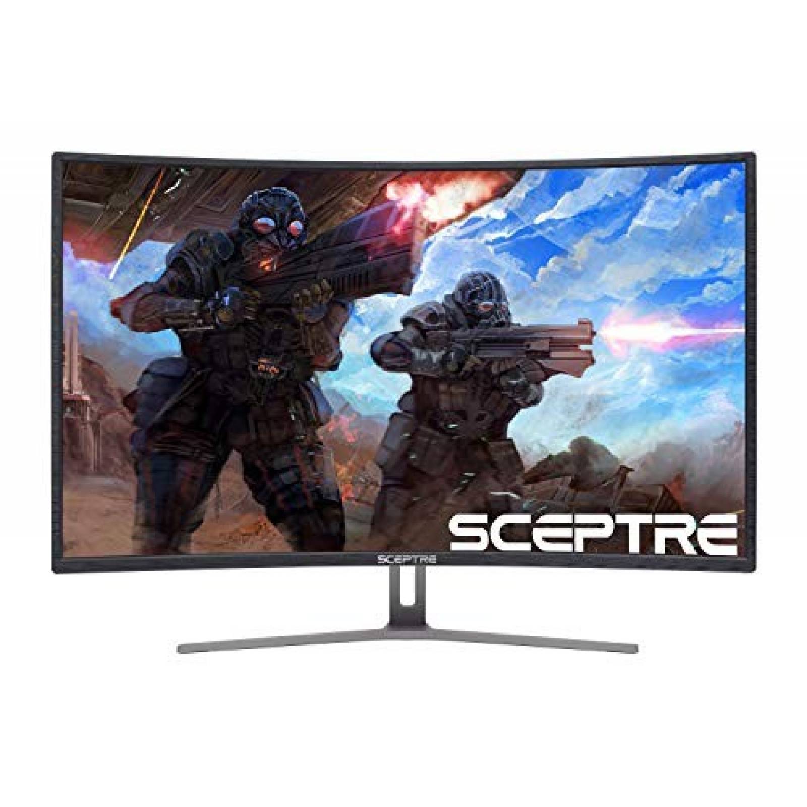 Monitor Sceptre 24'' curva 144Hz gamer AMD FreeSync Negro