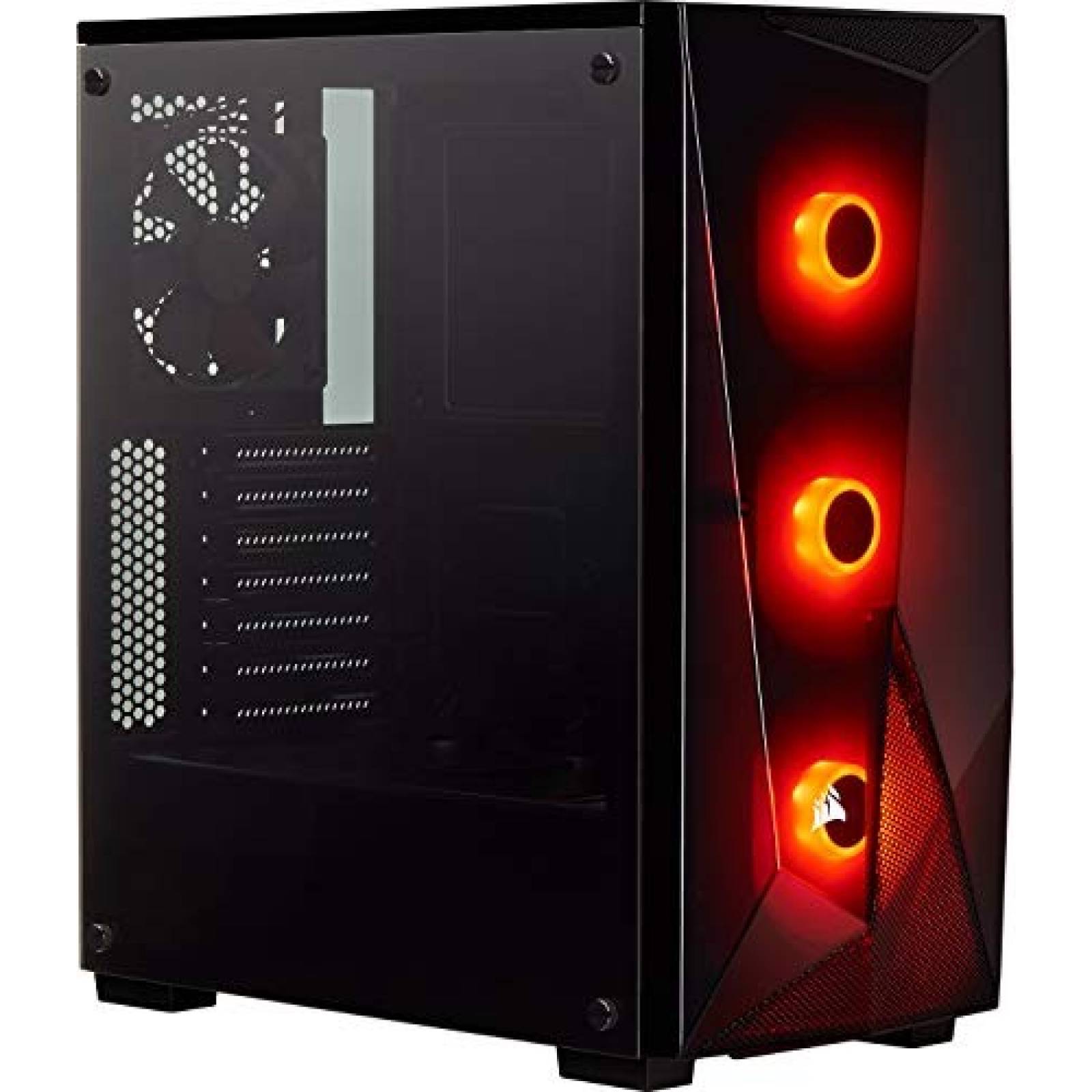 Gabinete Corsair SPEC-DELTA LED RGB cristal templado -Negro