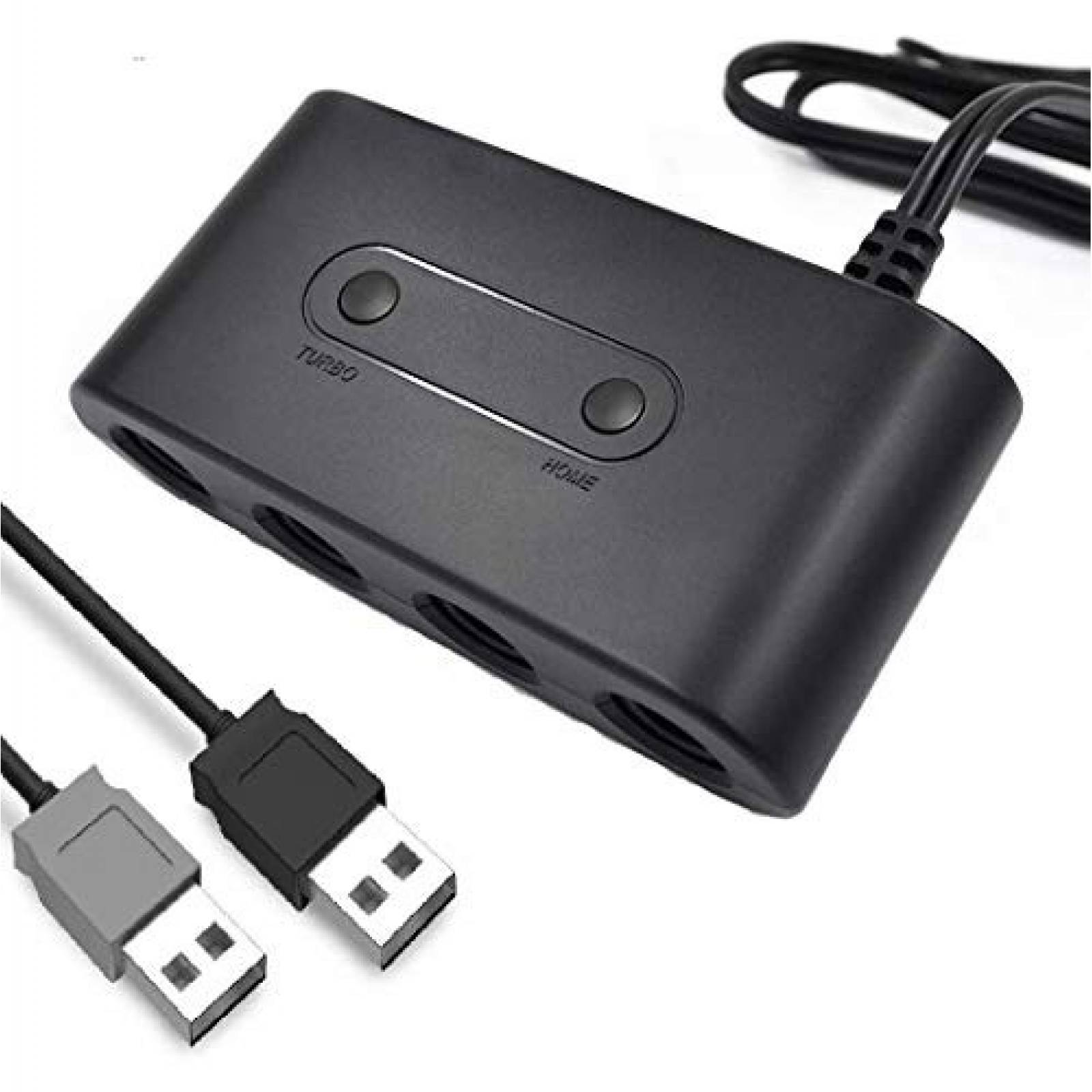 Adaptador GameCube Bek Design para Wii U Switch PC -Negro