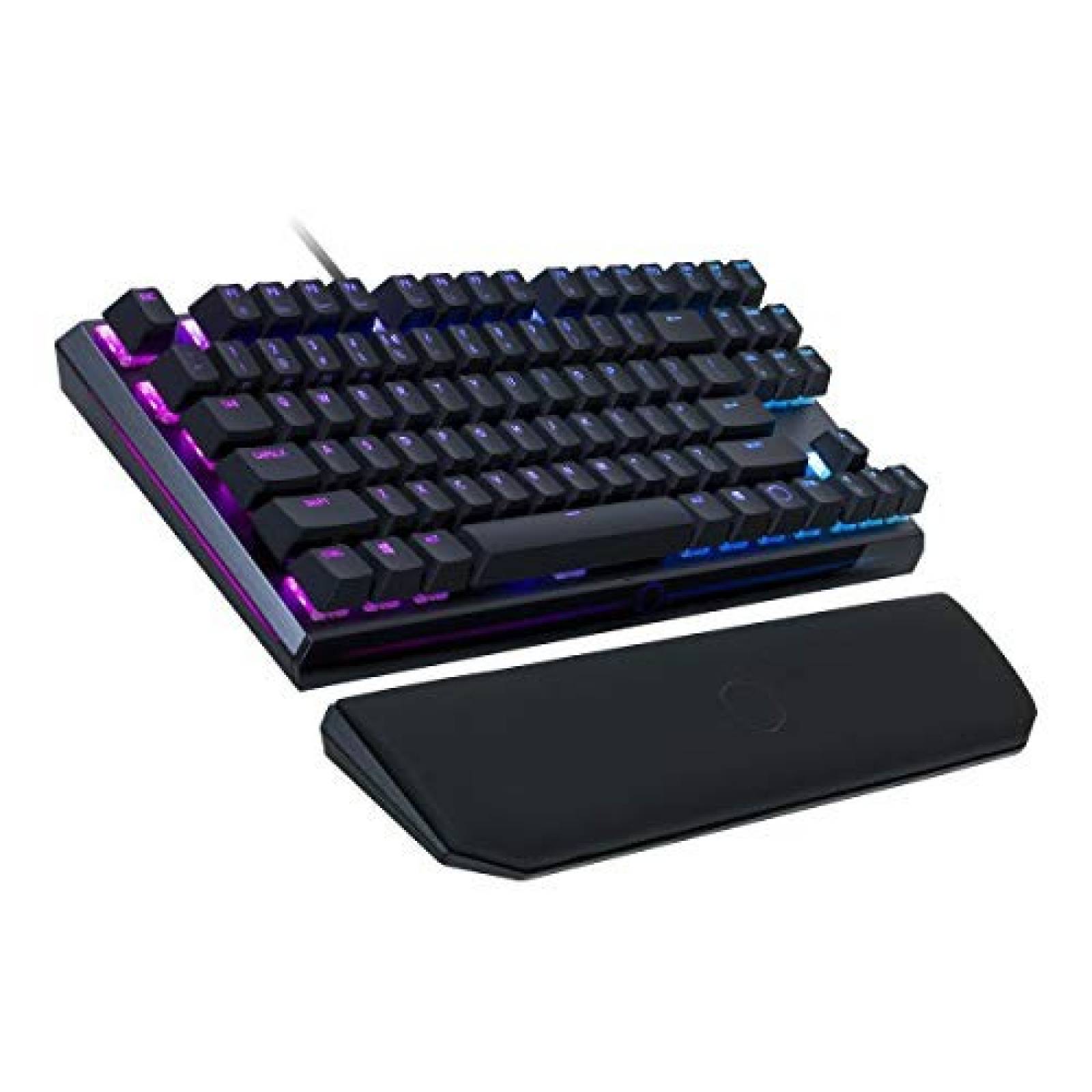 Teclado Gaming Cooler Master MK730 mecánico RGB switch café