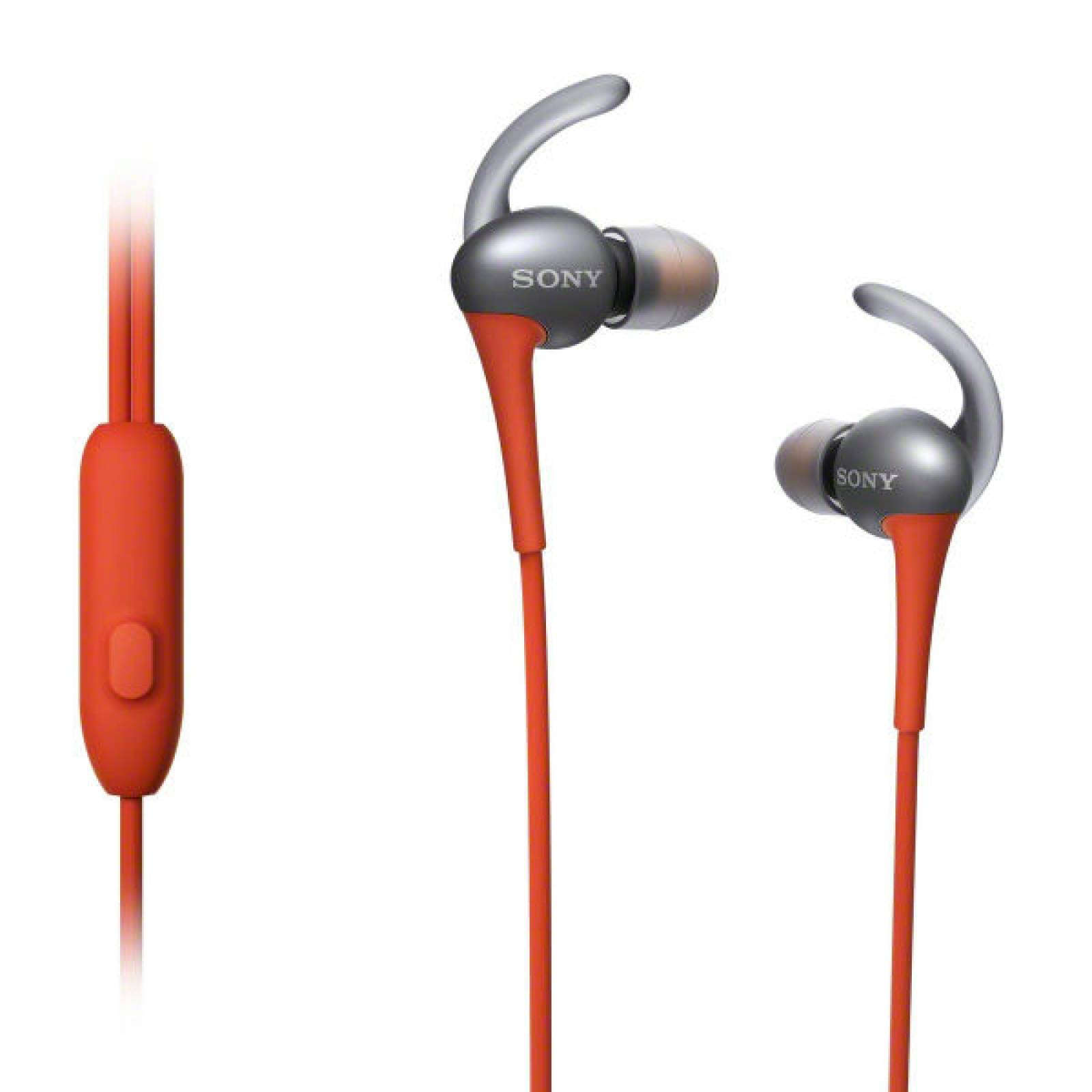 Audifonos Active Sports Sony Smartphone Headset Color Naranja
