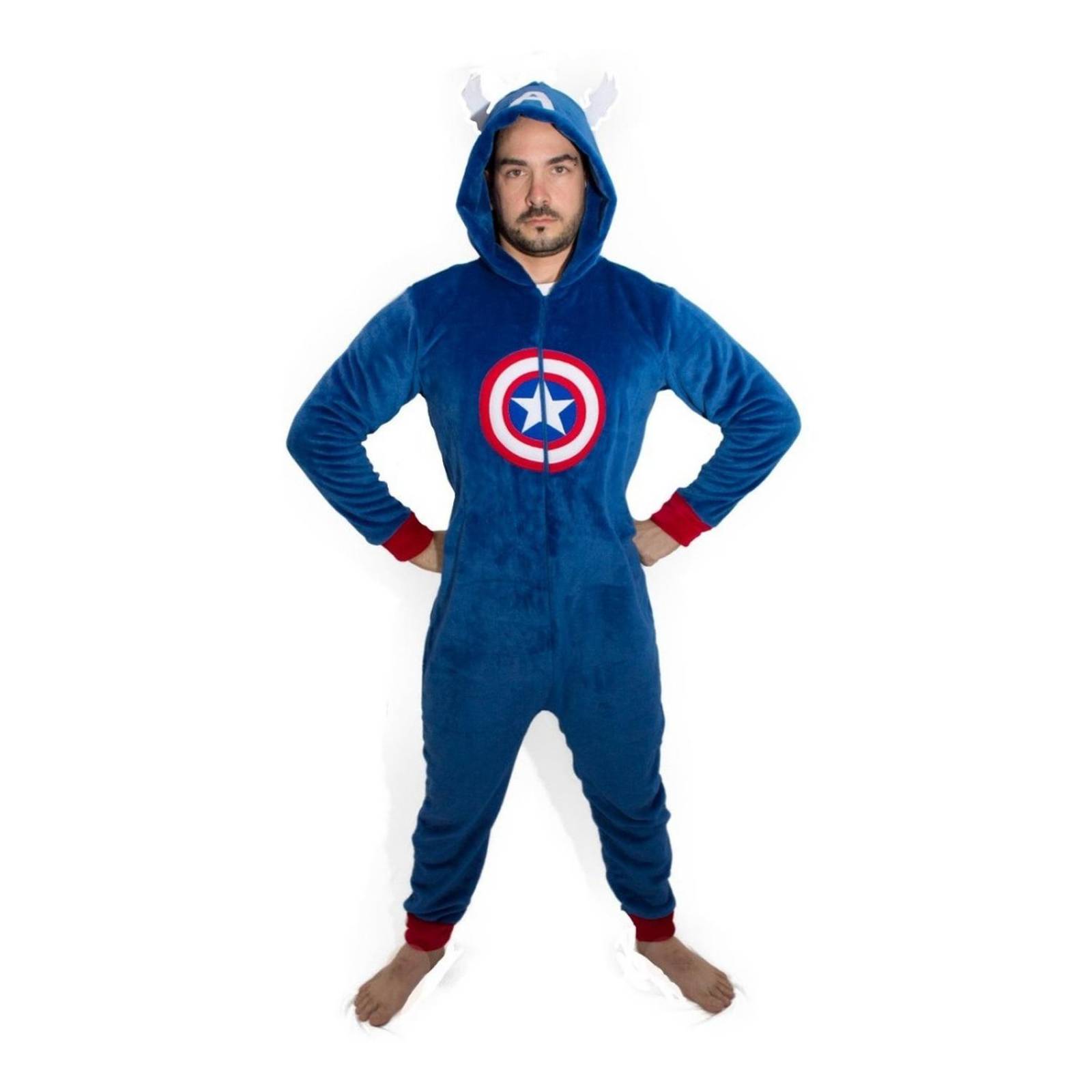 Mameluco Adulto Marvel Capitan America