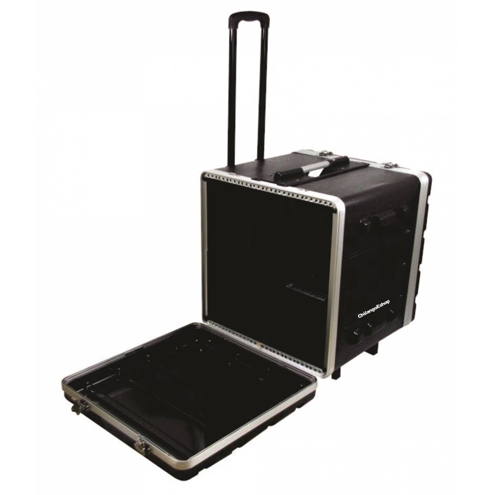 ESTUCHE CASE RACK DE 8 ESPACIOS PARA APARATOS CON RUEDAS