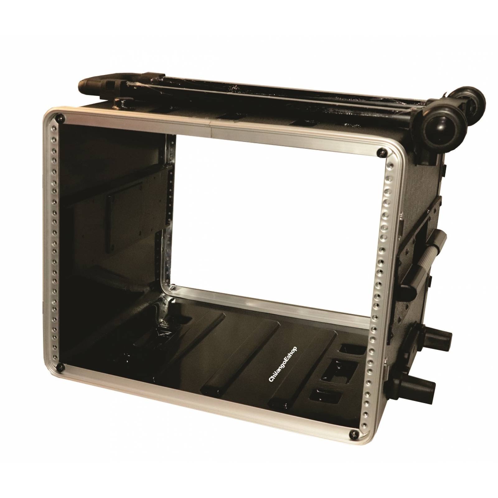 ESTUCHE CASE RACK DE 8 ESPACIOS PARA APARATOS CON RUEDAS